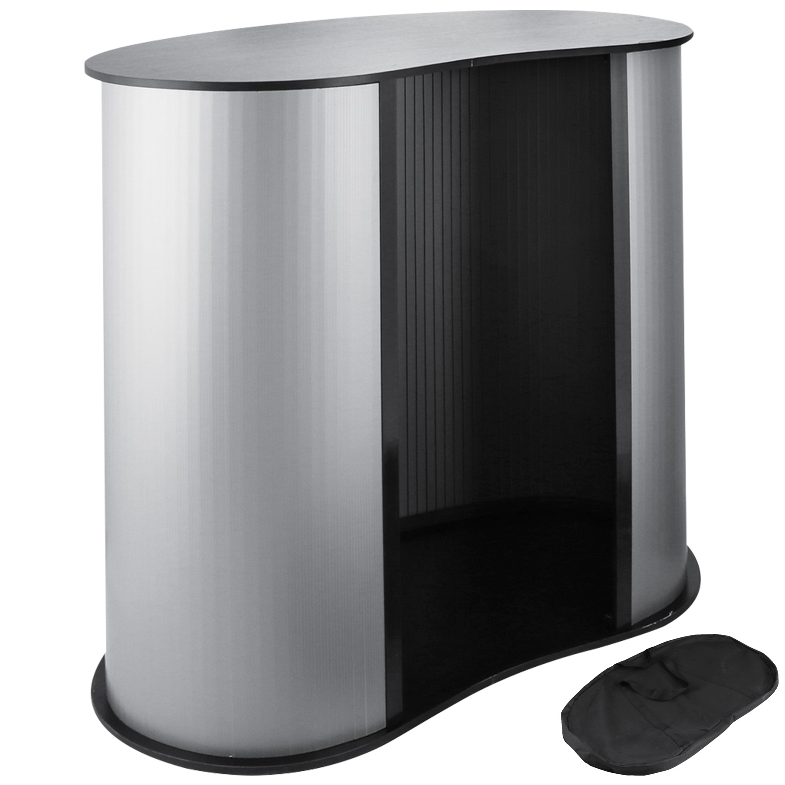 36*36'' Trade Show Display Podium Table Counter Stand Speech Oval Bean ...