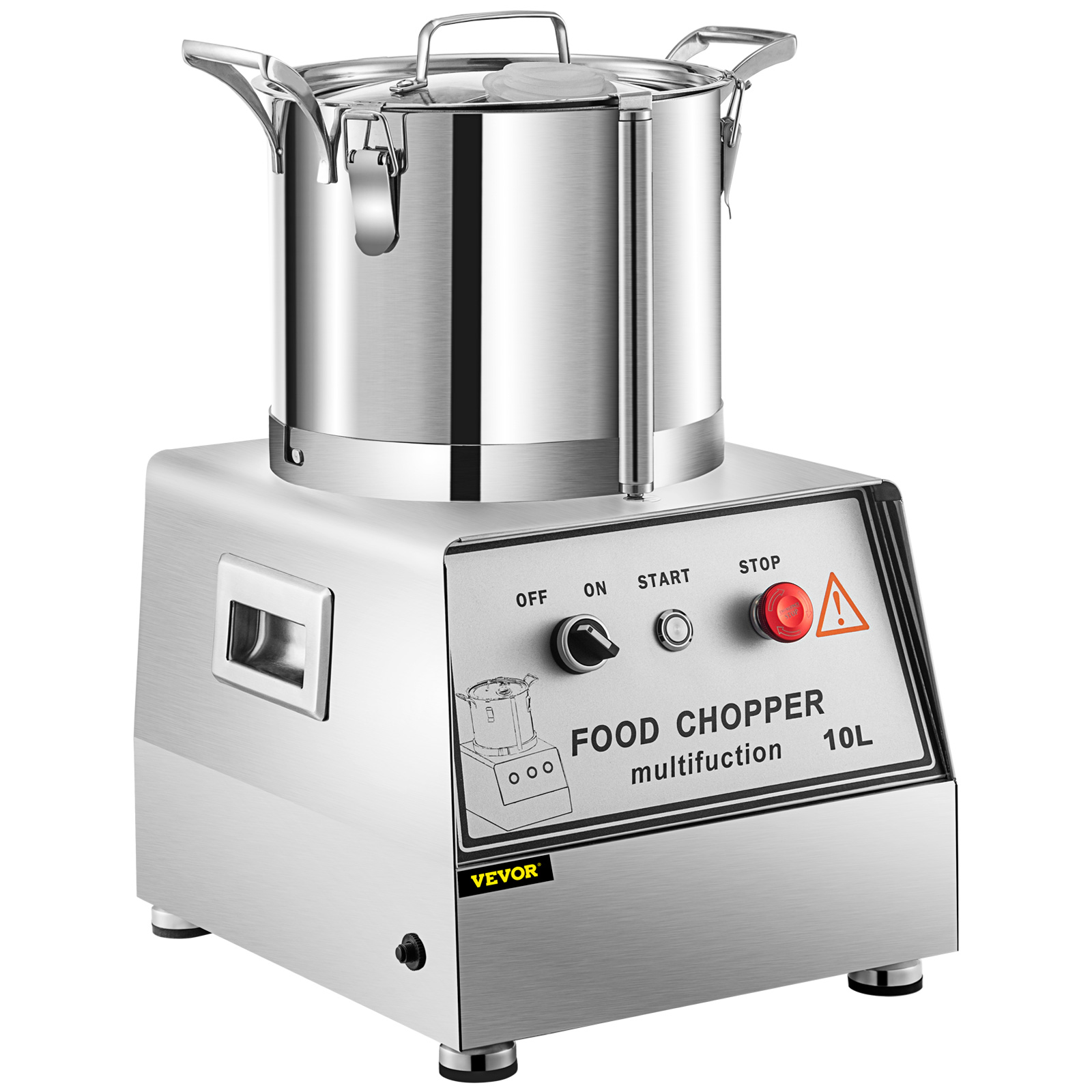 Commercial Food Processor Food Grinder 10l Sus Tomato Chopper Vegetable ...