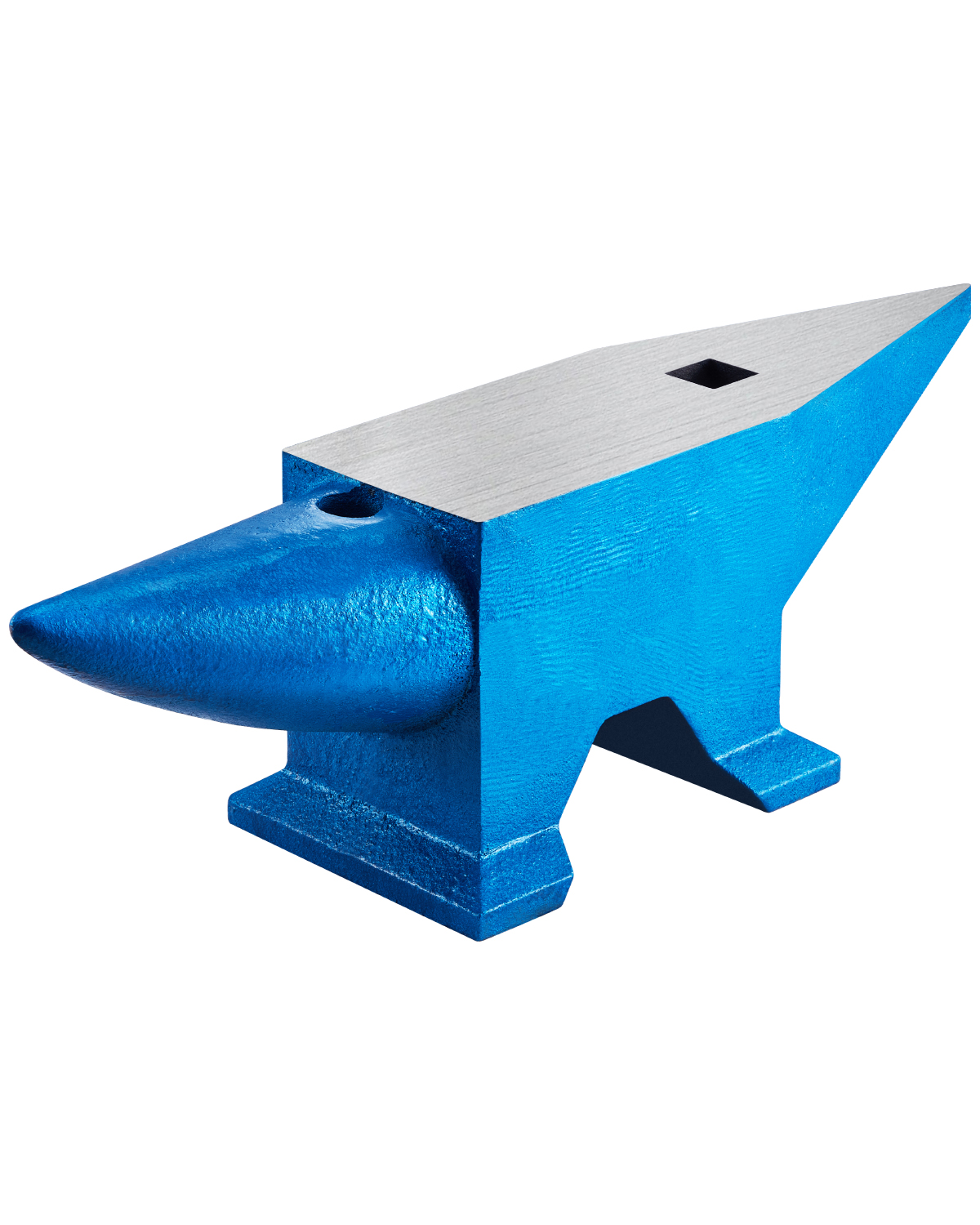 132lb Blacksmith Anvil Steel Anvil 60kg Solid Heat Treated Round Horn ...