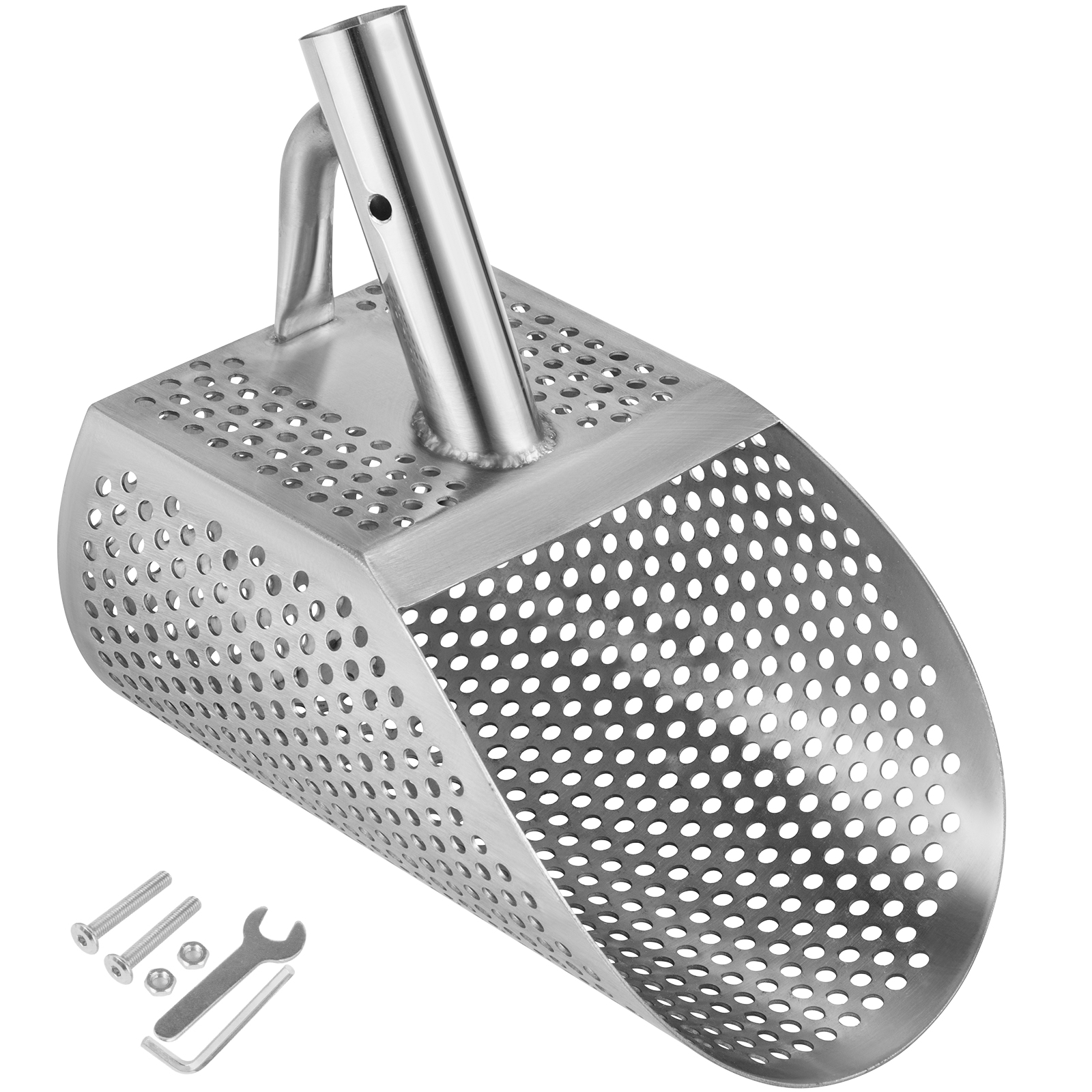 VEVOR Metal Detector Sand Scoop, Stainless Steel Metal Detecting Beach ...