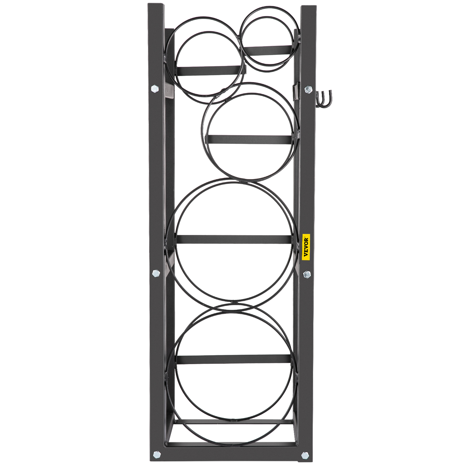 VEVOR Refrigerant Tank Rack Cylinder Tank Rack with 2-30lb and 3 Small ...