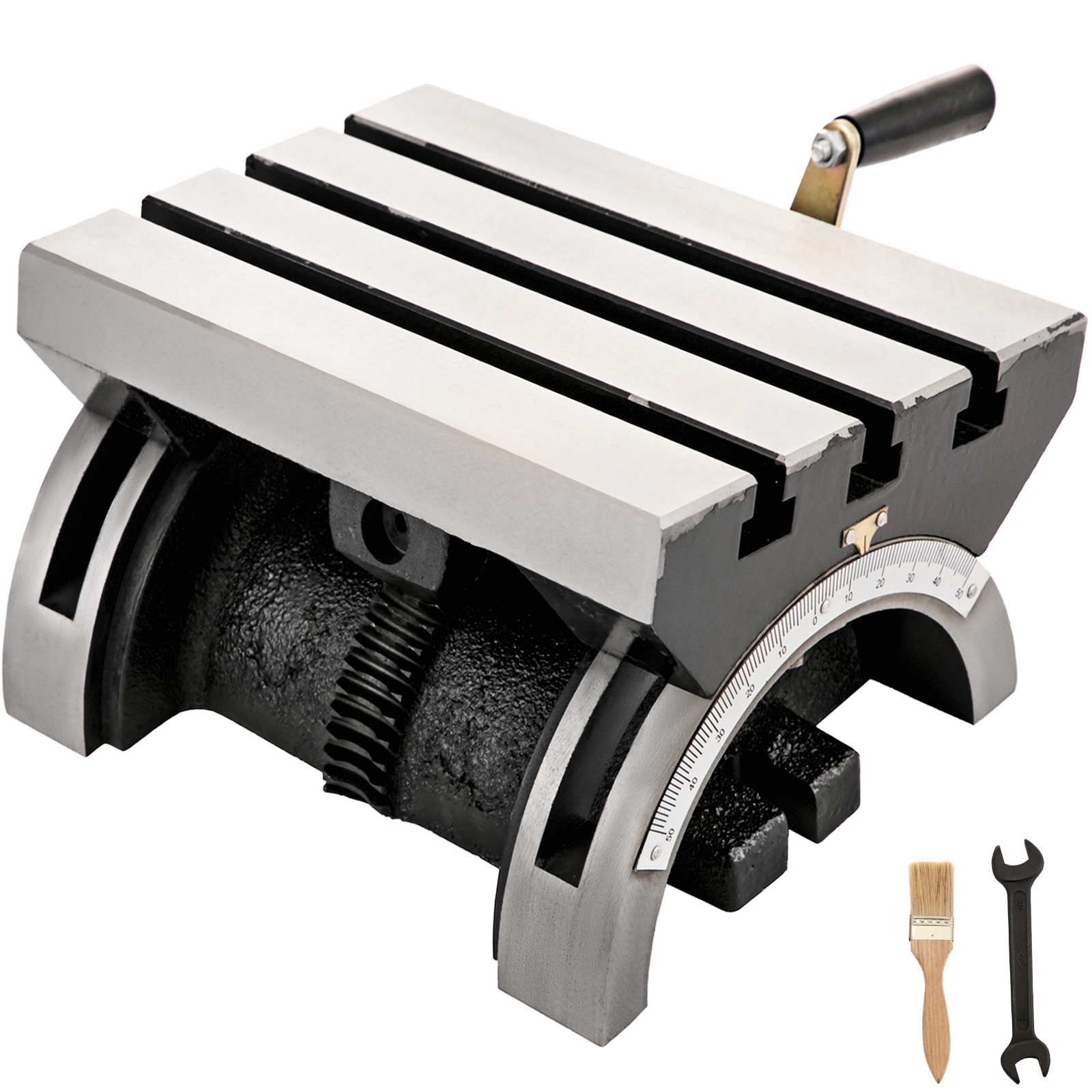 VEVOR Tilting Milling Table 10x7inch Tilting Angle Milling Machine 0-45 ...