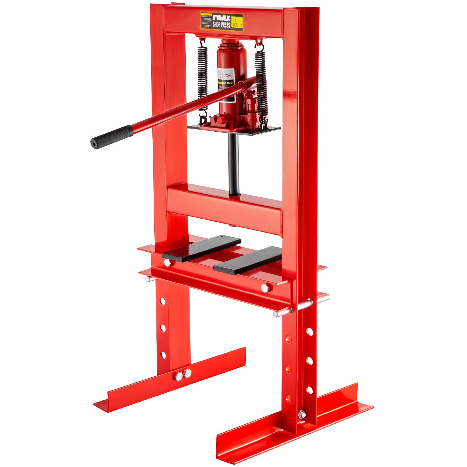 Hydraulic Shop Press Floor Shop Equipment 6ton Jack Stand H Frame Red ...