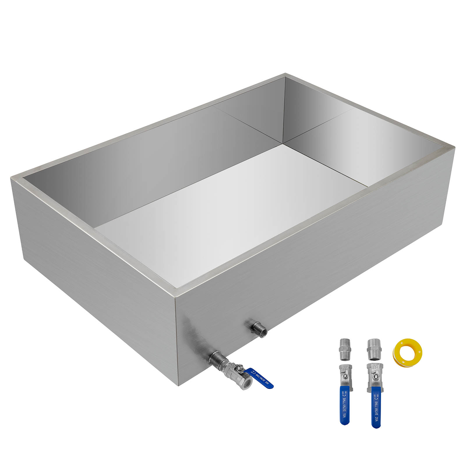 Flat Maple Syrup Pan w/Valve. Stainless Steel, Evaporator | VEVOR US