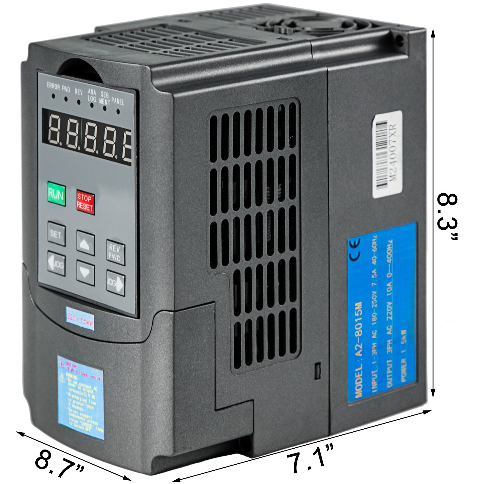 1.5KW Air cooling Spindle Motor + 1.5KW VFD Variable Frequency Drive ...