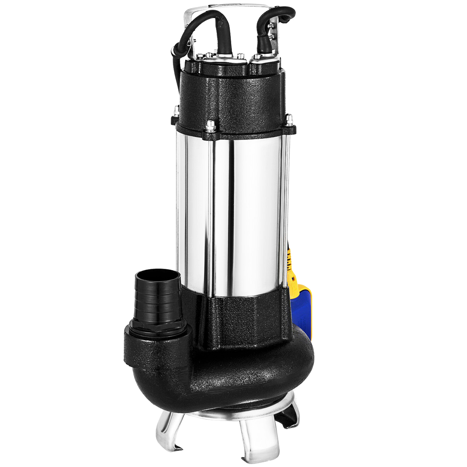 6340gph Sump Pump1.5hp Industrial Sewage Cutter Grinder Cast Iron ...
