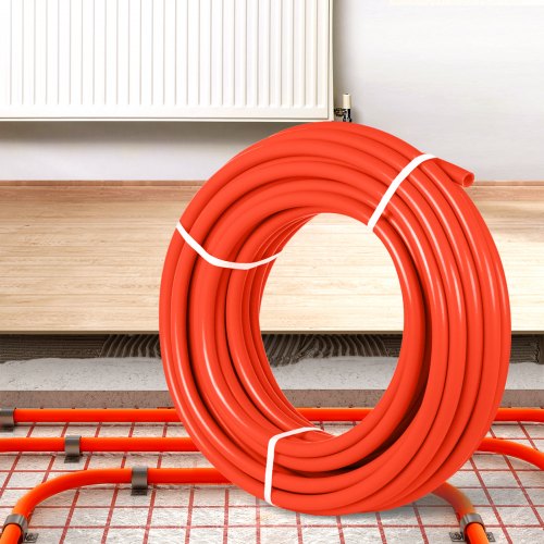 VEVOR 1000Ft PEX Tubing Pipe 1/2" PEX Tubing Oxygen Barrier Radiant ...