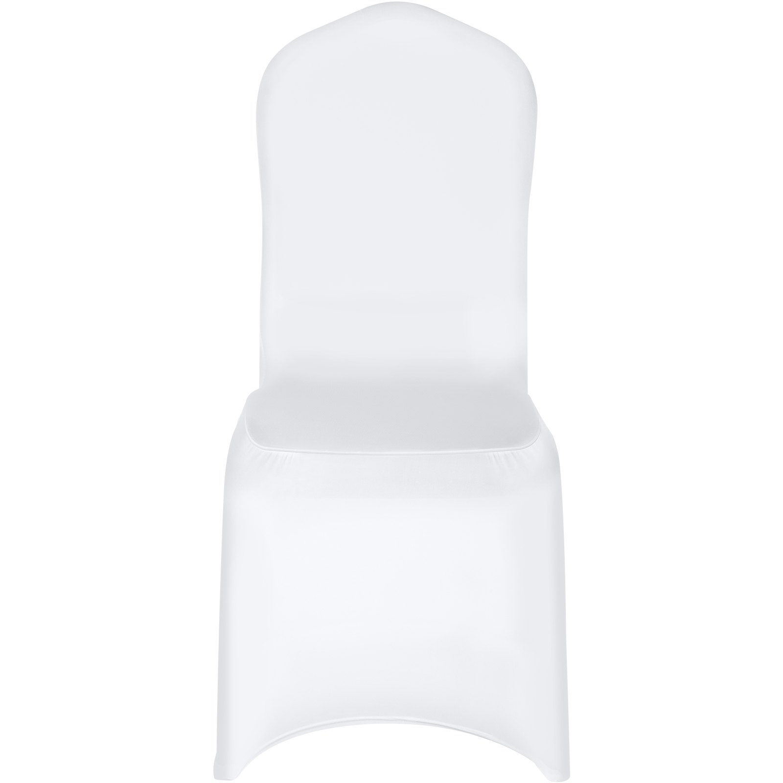 VEVOR 100 Pcs White Chair Covers Polyester Spandex Chair Cover Stretch ...