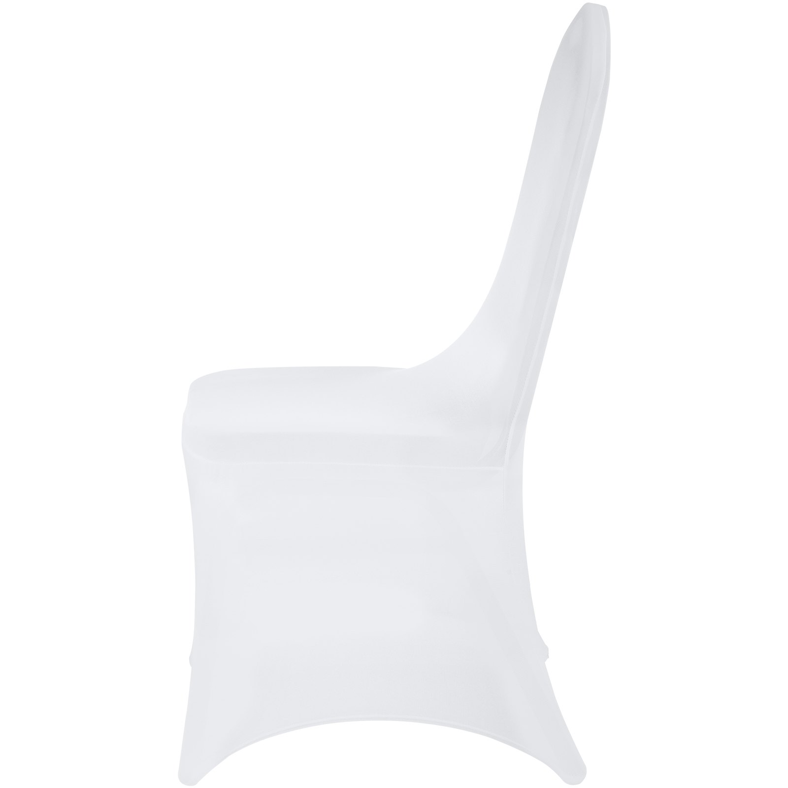 VEVOR 100 Pcs White Chair Covers Polyester Spandex Chair Cover Stretch ...