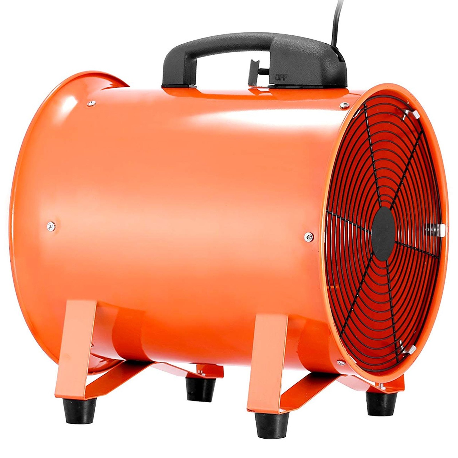 10" Portable Industrial Axial Ventilator Blower Workshop Extractor Fan ...