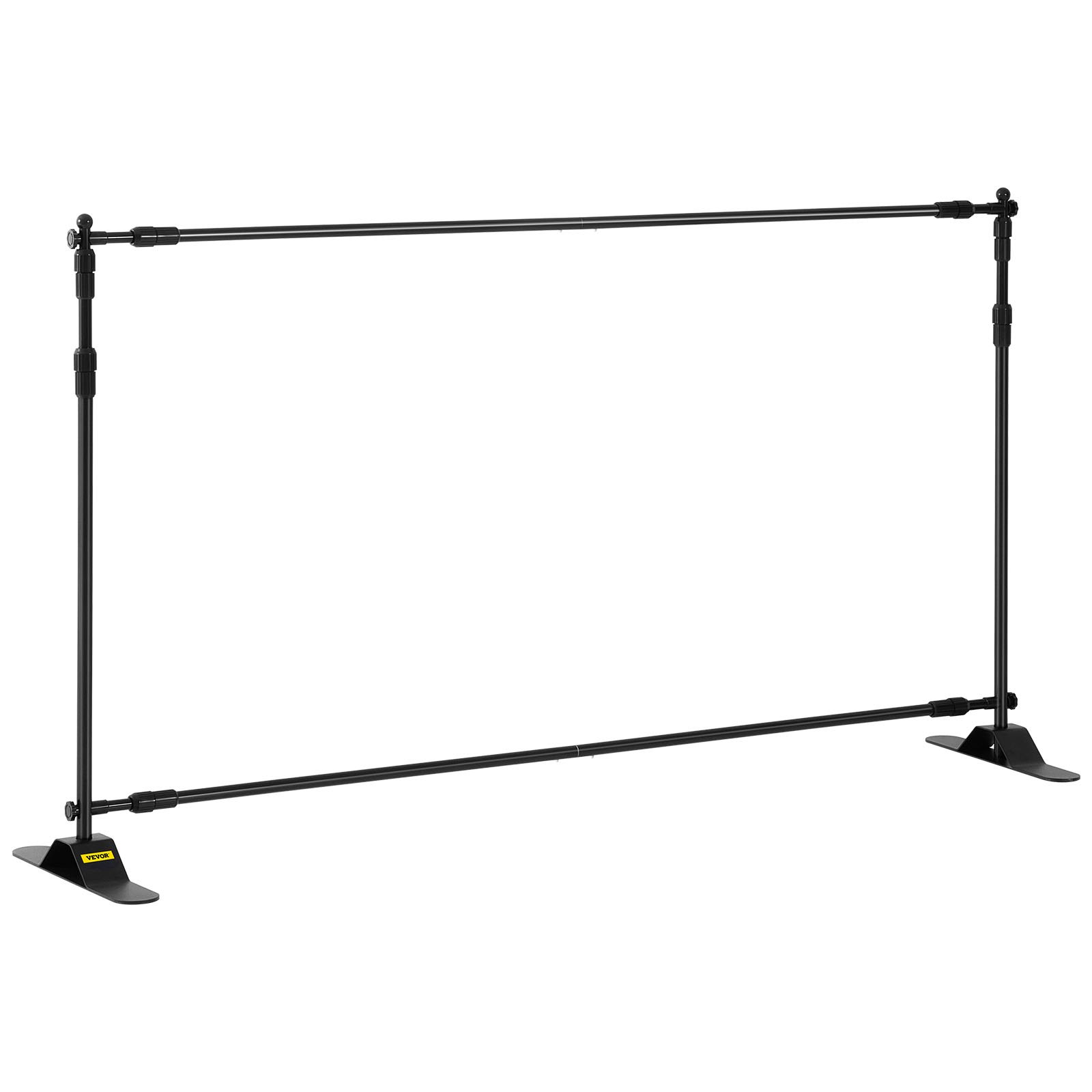VEVOR 10 x 8 Ft Backdrop Banner Stand Adjustable Height and Width ...