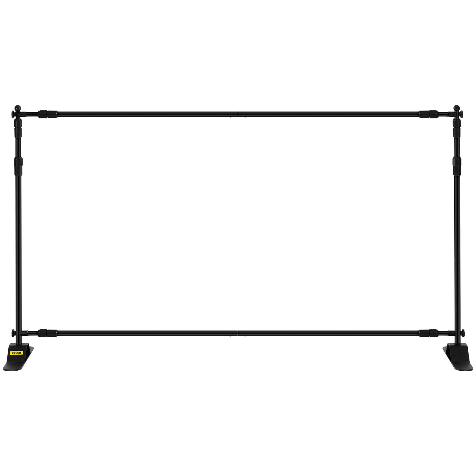VEVOR 10 x 8 Ft Backdrop Banner Stand Adjustable Height and Width ...