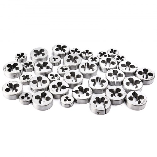 110 Pcs Tap And Die Combination Set Tungsten Steel Titanium Metric ...