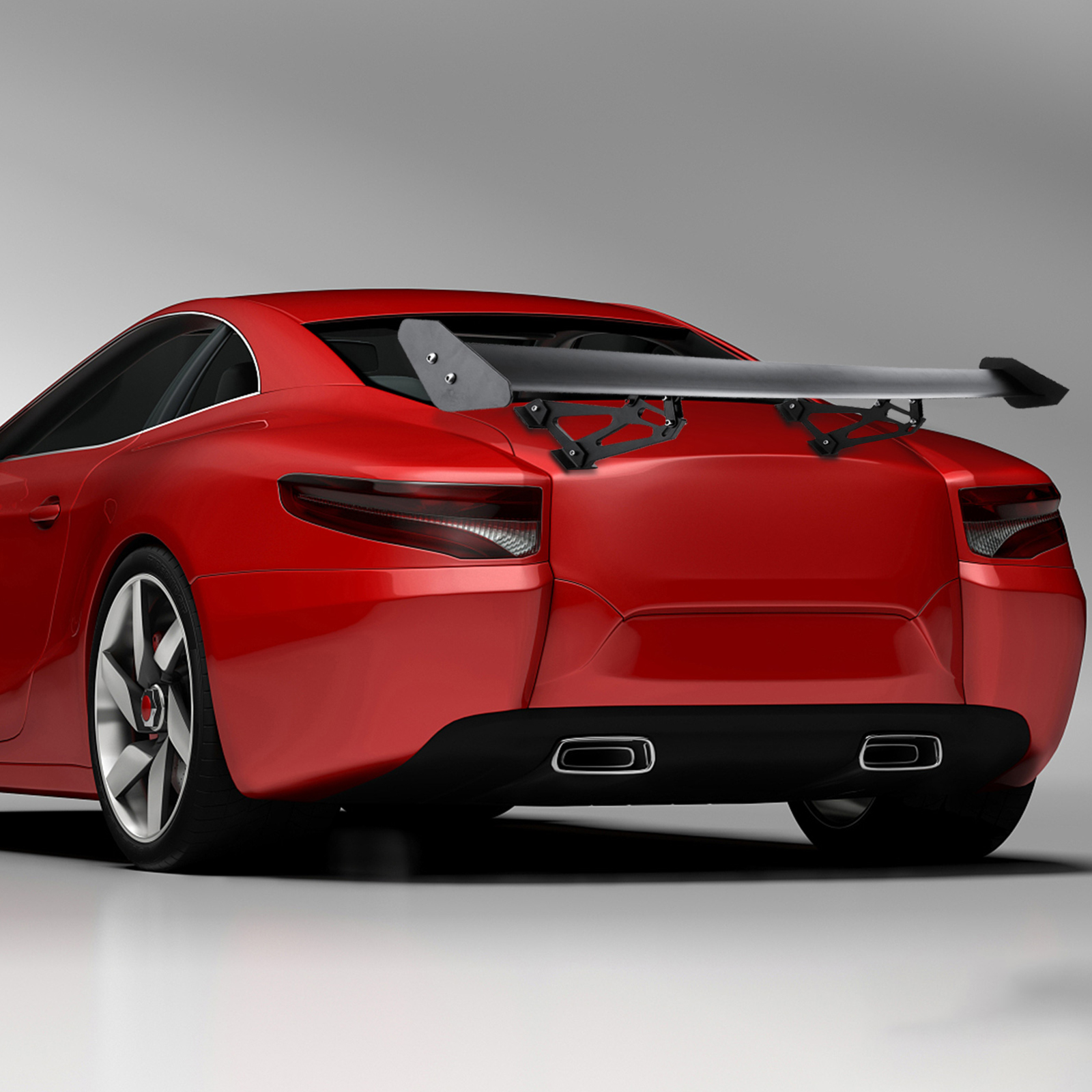 VEVOR GT Wing 43.3Inch Universal Aliminum GT Wing Spoiler Single Deck ...