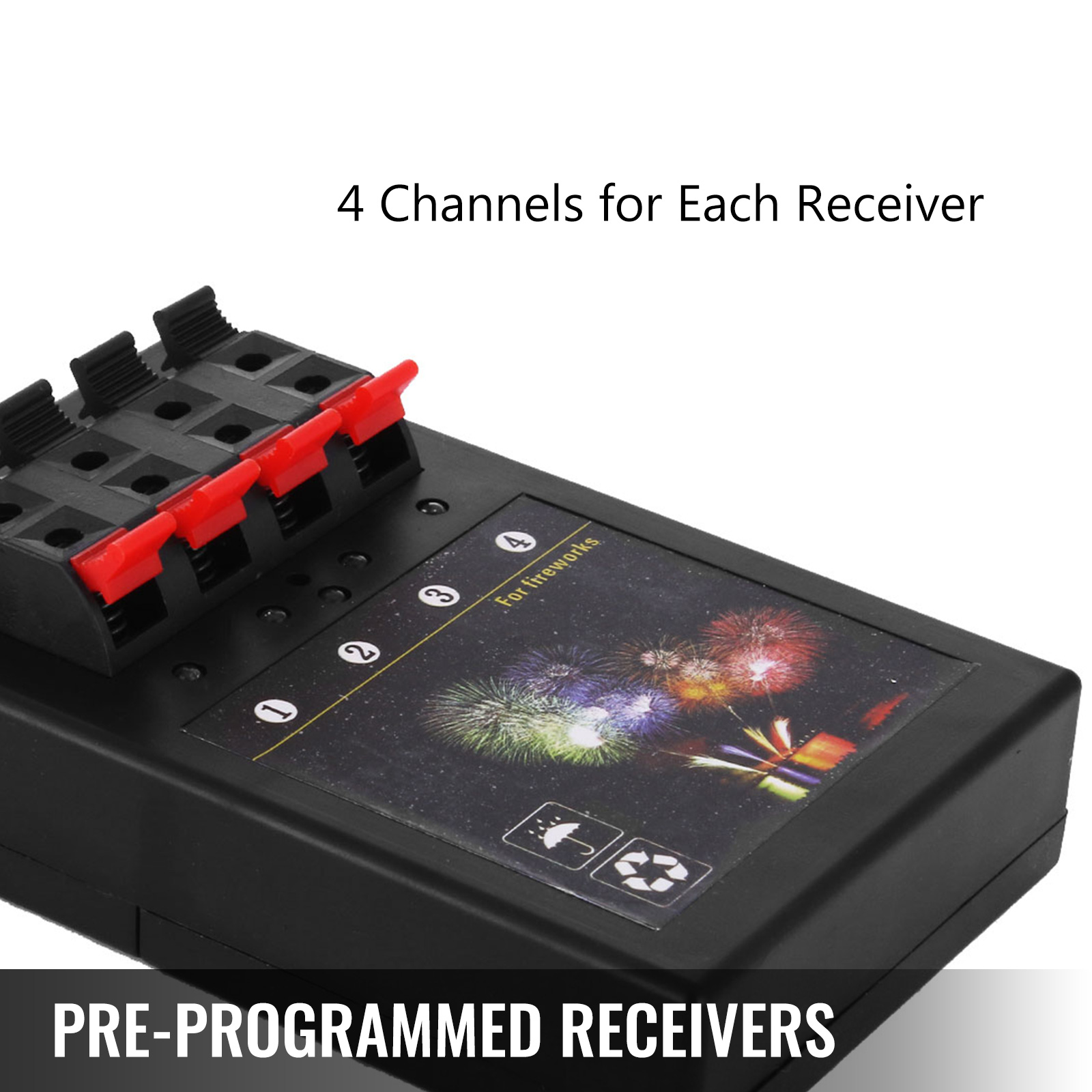 48 Cues Wireless Fireworks Firing System Remote Control Fire Control ...