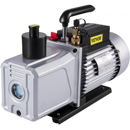 12cfm Vacuum Pump Single Stage Sae 1/4" Refrigeration Repair Medical ...