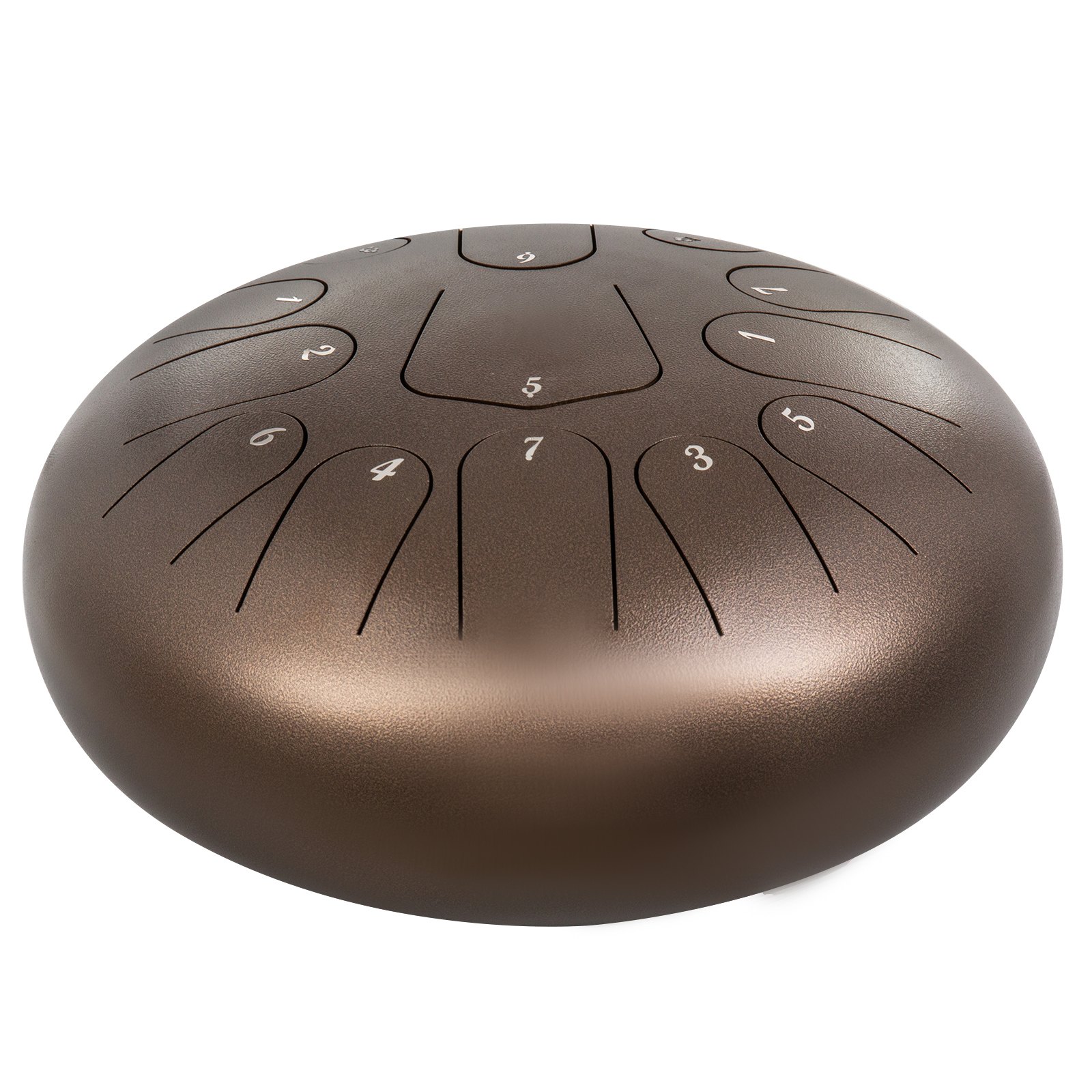 VEVOR Steel Drum 13 Notes Percussion Instrument 12 Inches Tongue Drum ...