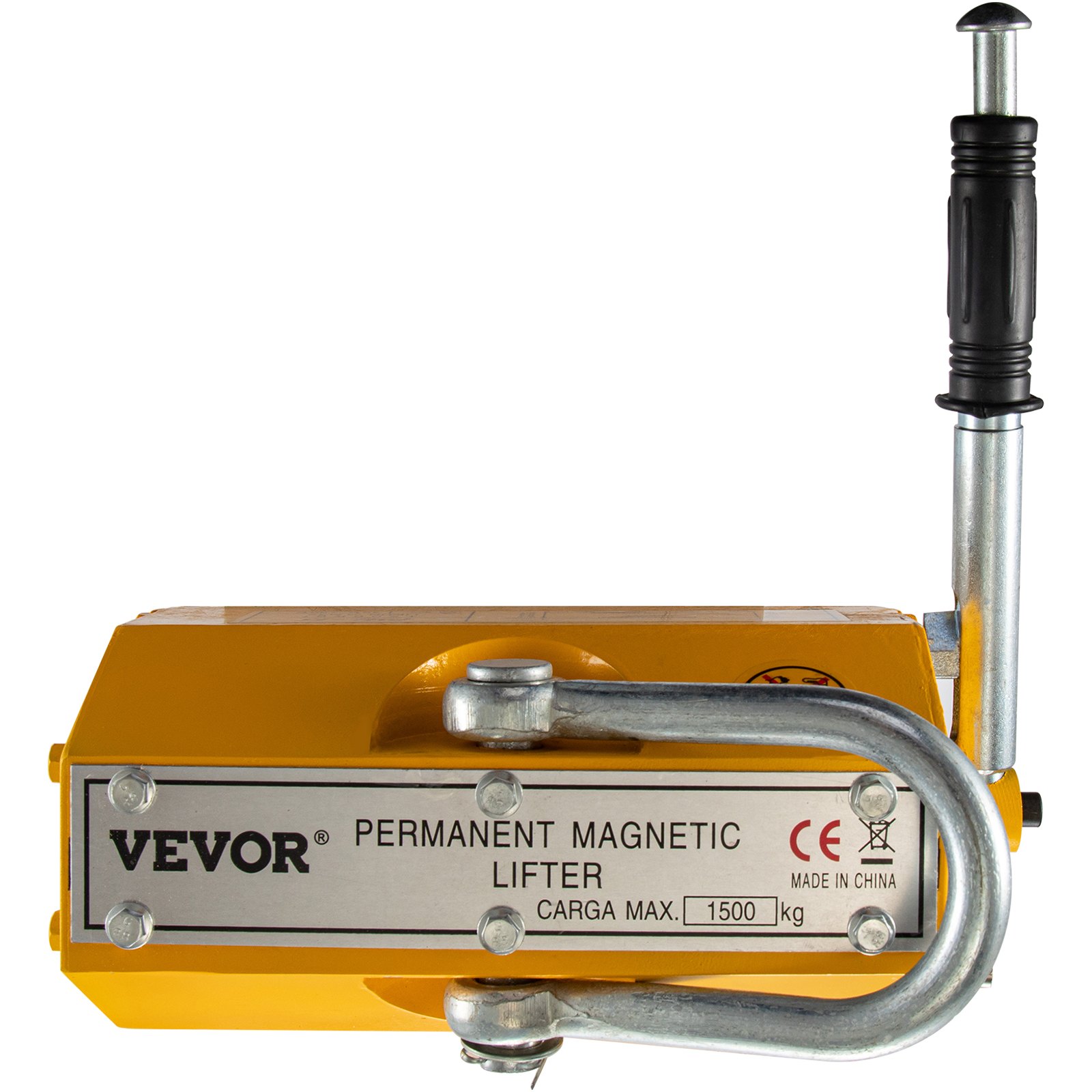 VEVOR 1500KG Magnetic Lifter Lifting Magnet 3300lb Heavy Duty Hoist ...