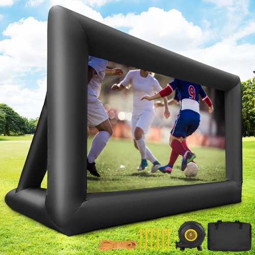 VEVOR Inflatable Movie Screen 16ft Diagonal Inflatable Projector Screen ...