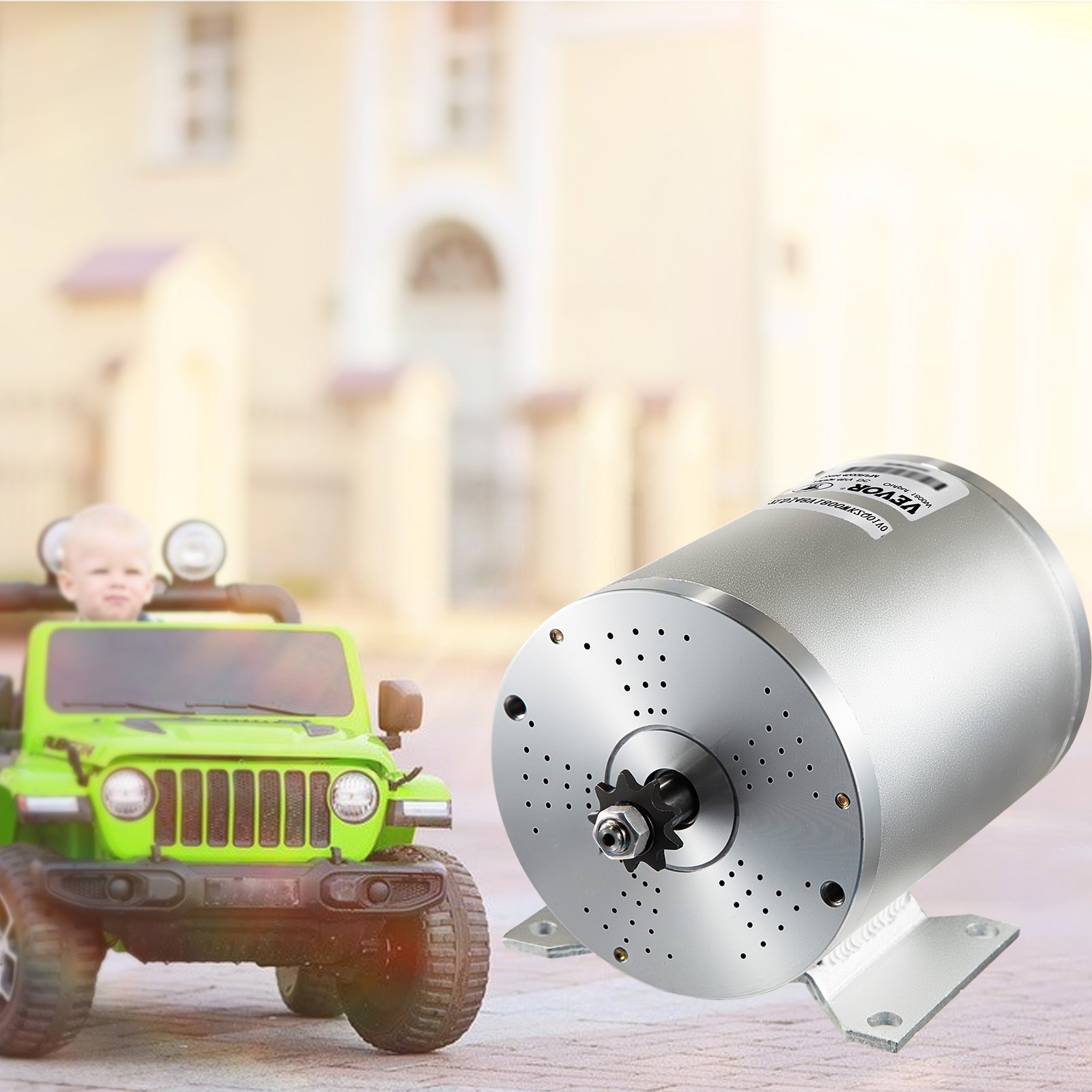 VEVOR 1800W Electric DC Motor Kit - 48V 4500rpm Brushless Motor with ...