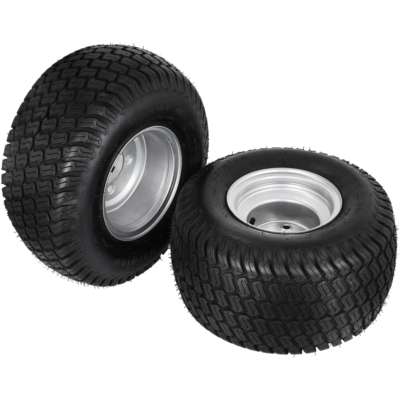 18x9.50-8 Go Kart Tire Rim Wheel Assembly Zero Turn 18/950-8 1070LB ...