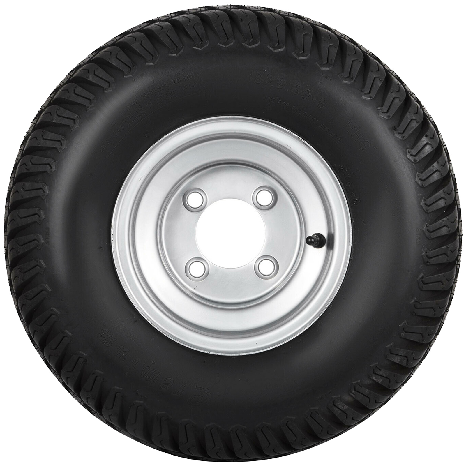 18x9.50-8 Go Kart Tire Rim Wheel Assembly Zero Turn 18/950-8 1070LB ...