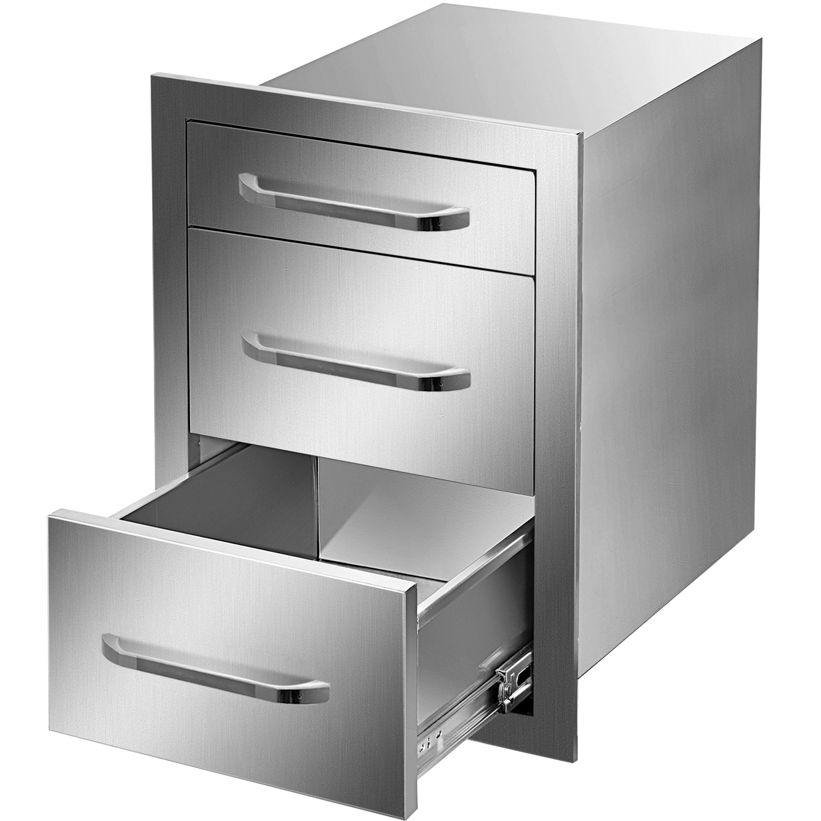 Usa Bbq Island-outdoor Kitchen All 201stainless Steel 3-drawer Set 3dr ...