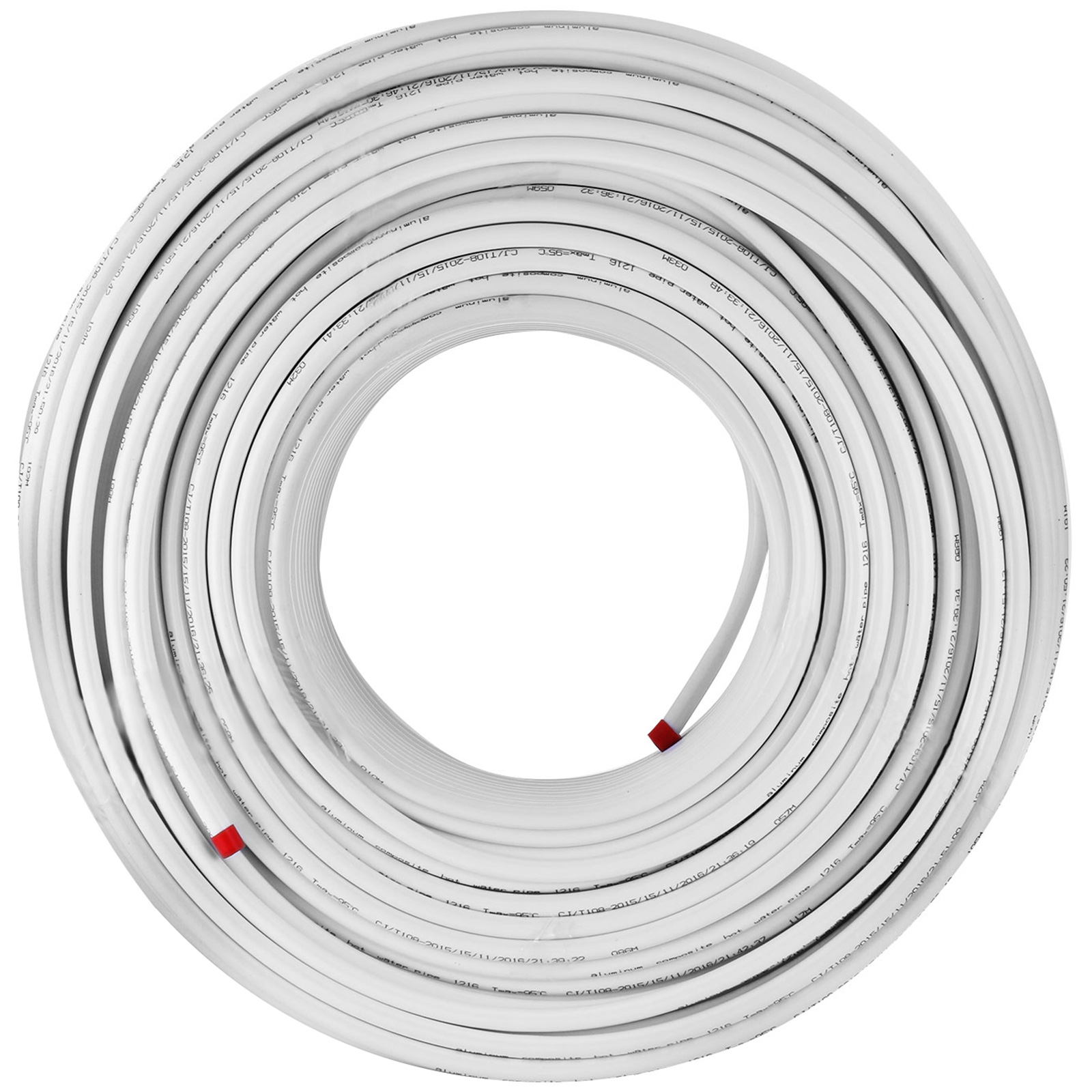 1/2" Pex Tubing Pex-al-pex Heat Polyethylene 200m Roll Radiant Aluminum ...