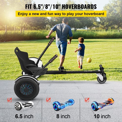 VEVOR Adjustable Hover Go Kart Hover Kart Stand Go Kart Seat for 6.5 ...