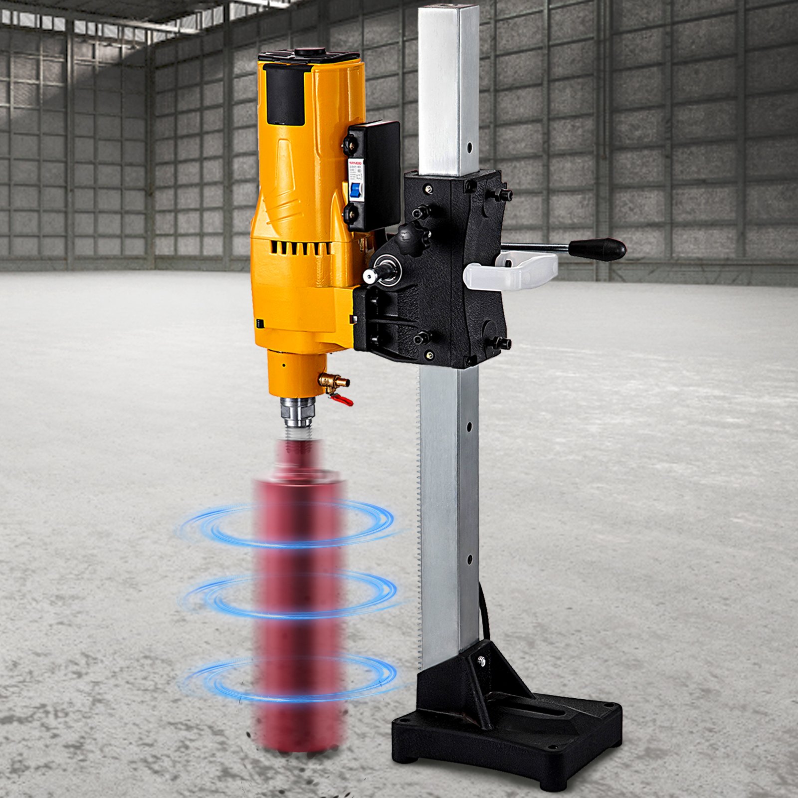 VEVOR Diamond Core Drilling Machine, 8"/205 mm Capacity 3980W Concrete ...