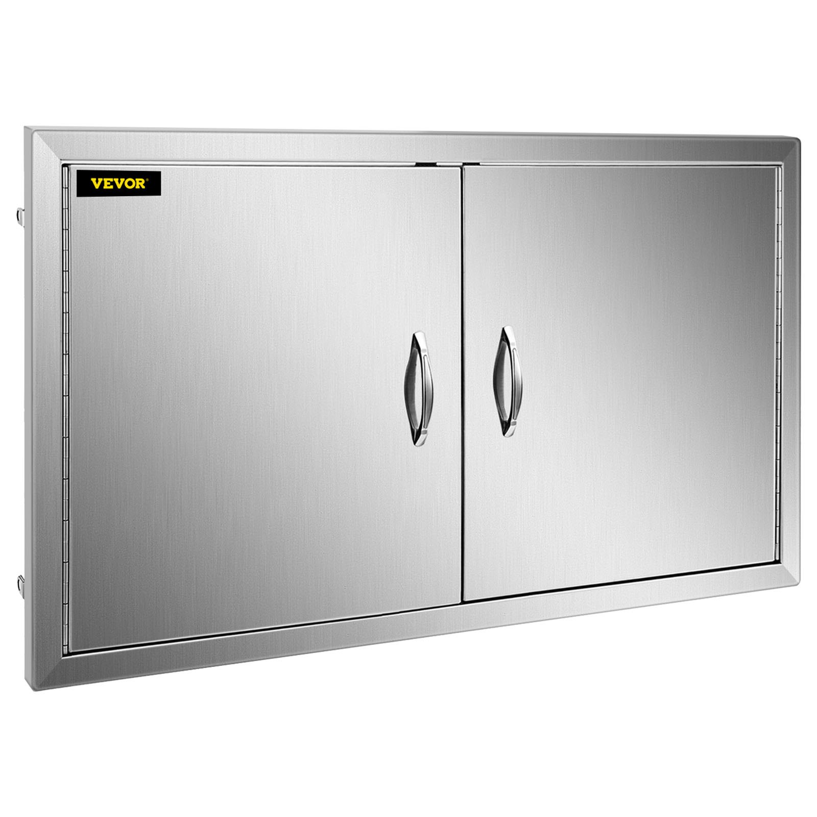 VEVOR BBQ Access Door 42W X 21H Inch, Double BBQ Door Stainless Steel ...