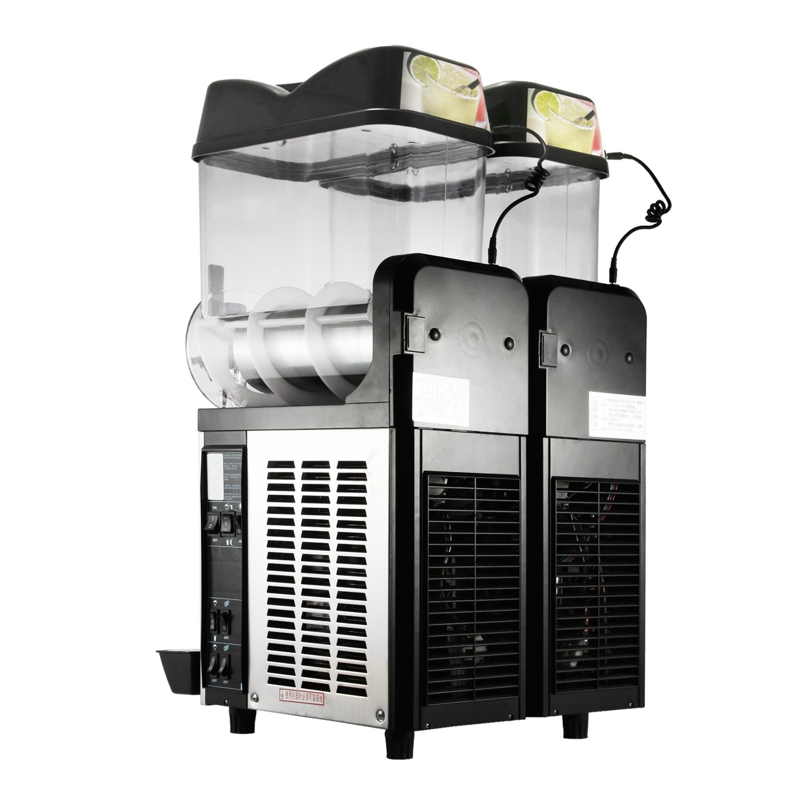 24L Commercial Slushie Machine Granita Slush Maker Slushy Juice | VEVOR US