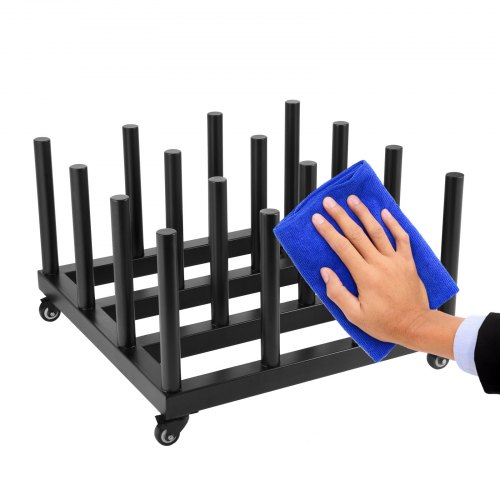 Digital Media Vinyl Cart Mobile Rack 16-roll Capacity 2" Core Heavy ...