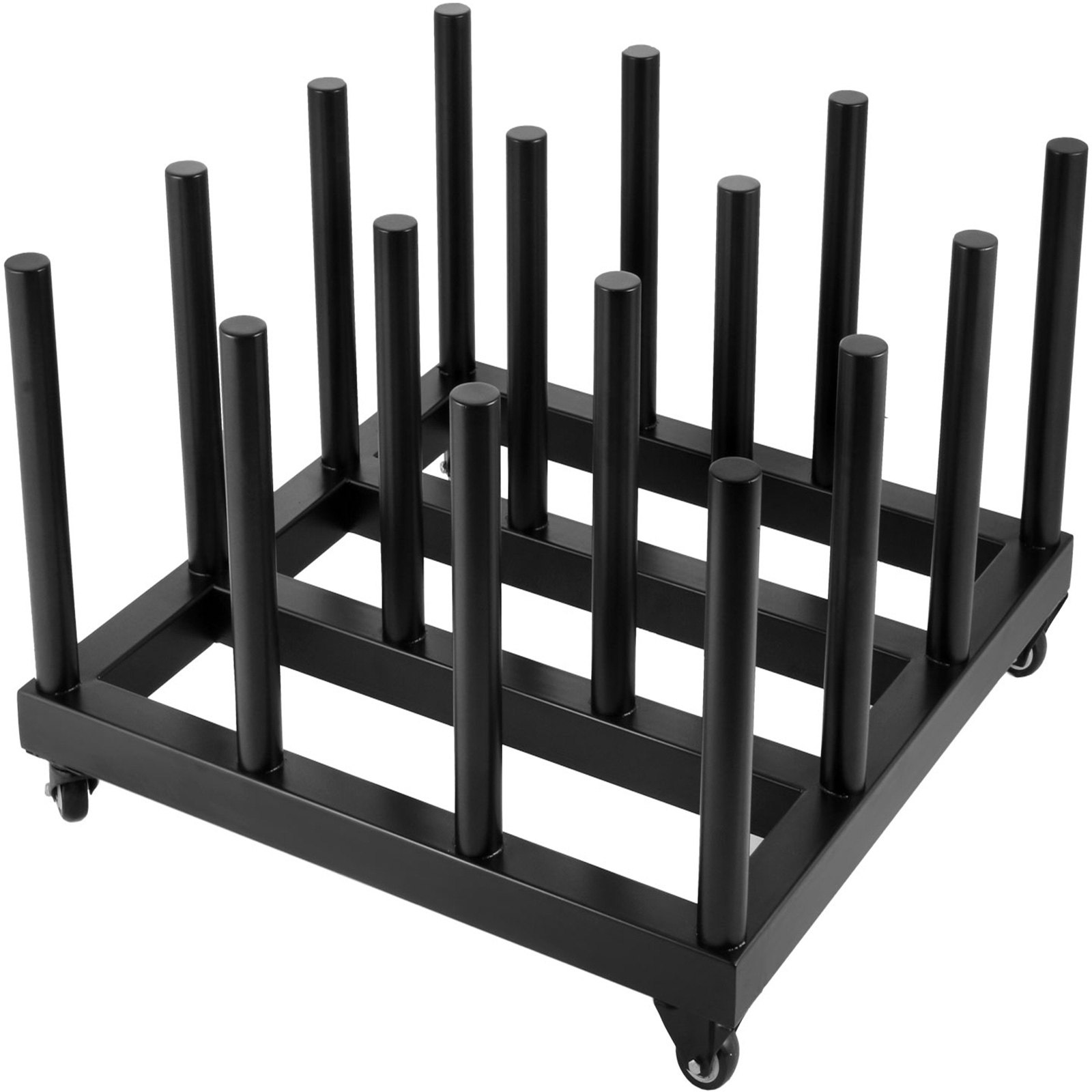 Digital Media Vinyl Cart Mobile Rack 16-roll Capacity 2" Core Heavy ...
