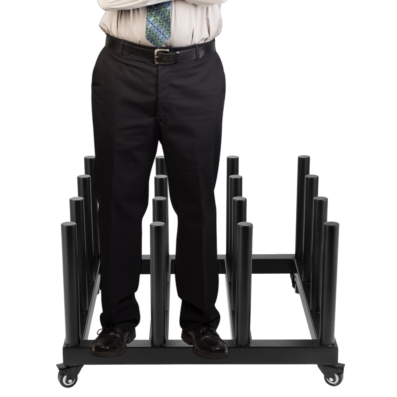 Digital Media Vinyl Cart Mobile Rack 16-roll Capacity 2" Core Heavy ...