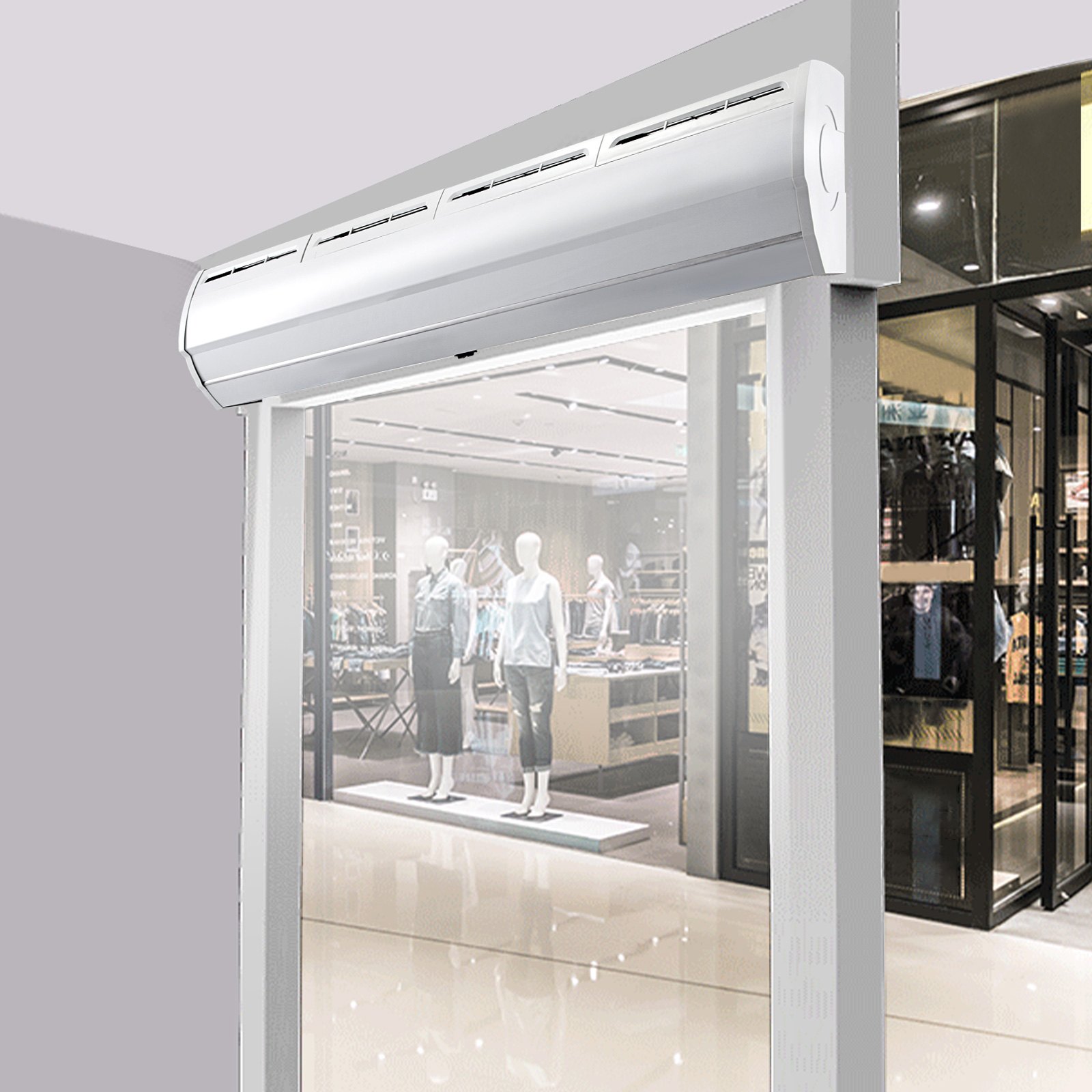 VEVOR Air Curtain 59", 2 Speeds Commercial Indoor Air Curtain, UL ...
