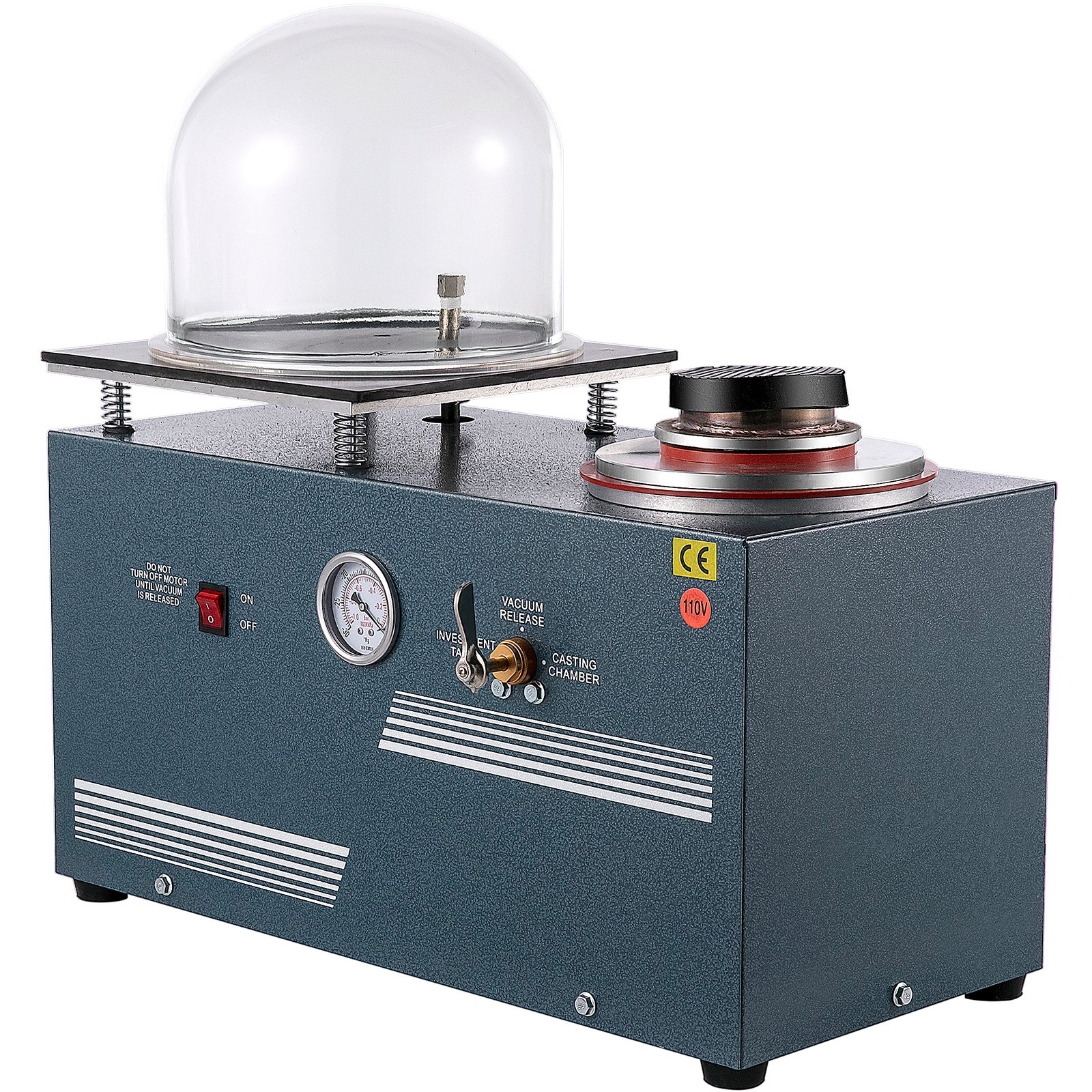 VEVOR Vacuum Investing Casting 2L Vacuum Casting Machine with 3 CFM ...
