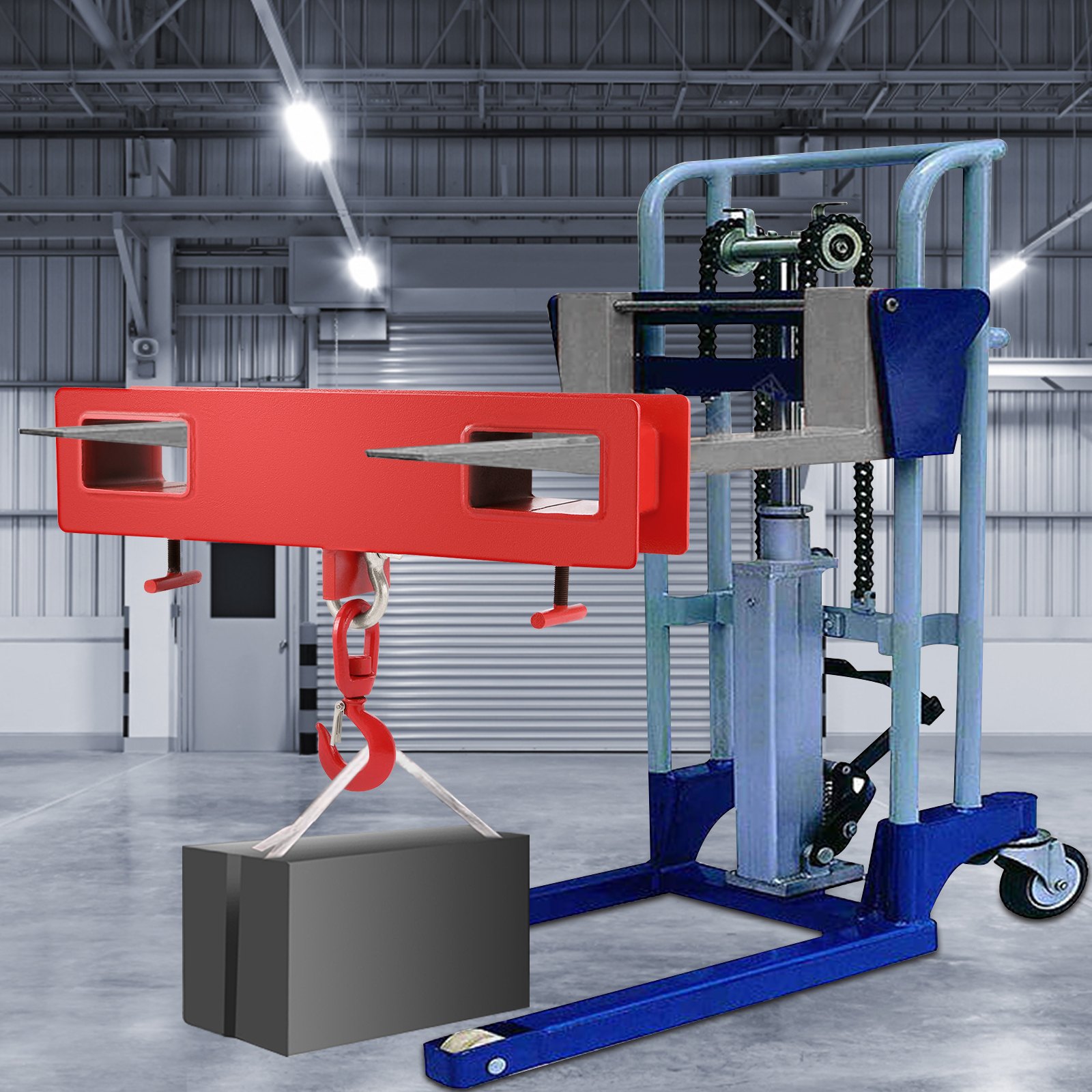 VEVOR Forklift Lifting Hook, 4400lbs Capacity Forklift Lifting Hoist ...