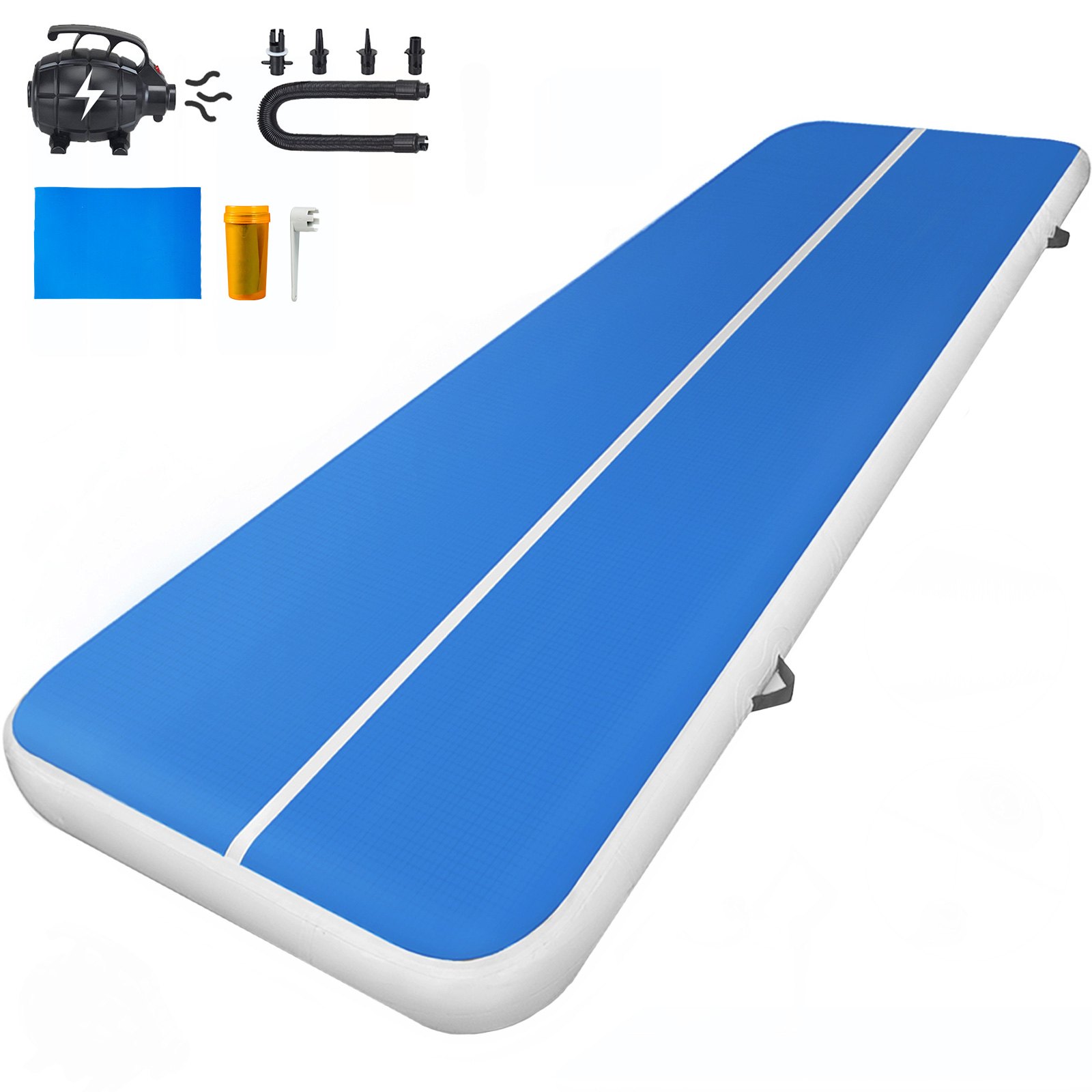 VEVOR Air Track 20ft Air Track Tumbling Mat 6ft, Gymnastics Mat 8inch ...