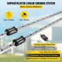 VEVOR Linear Rail 2X HGH 20-1500mm Linear Slide Rail + 4X Pillow Block ...