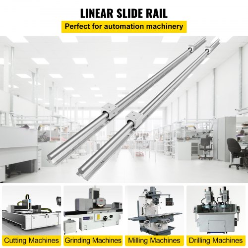 Sbr20-2200mm 2x Linear Rail Set 4x Bearing Block 20mm Grinding Shaft ...