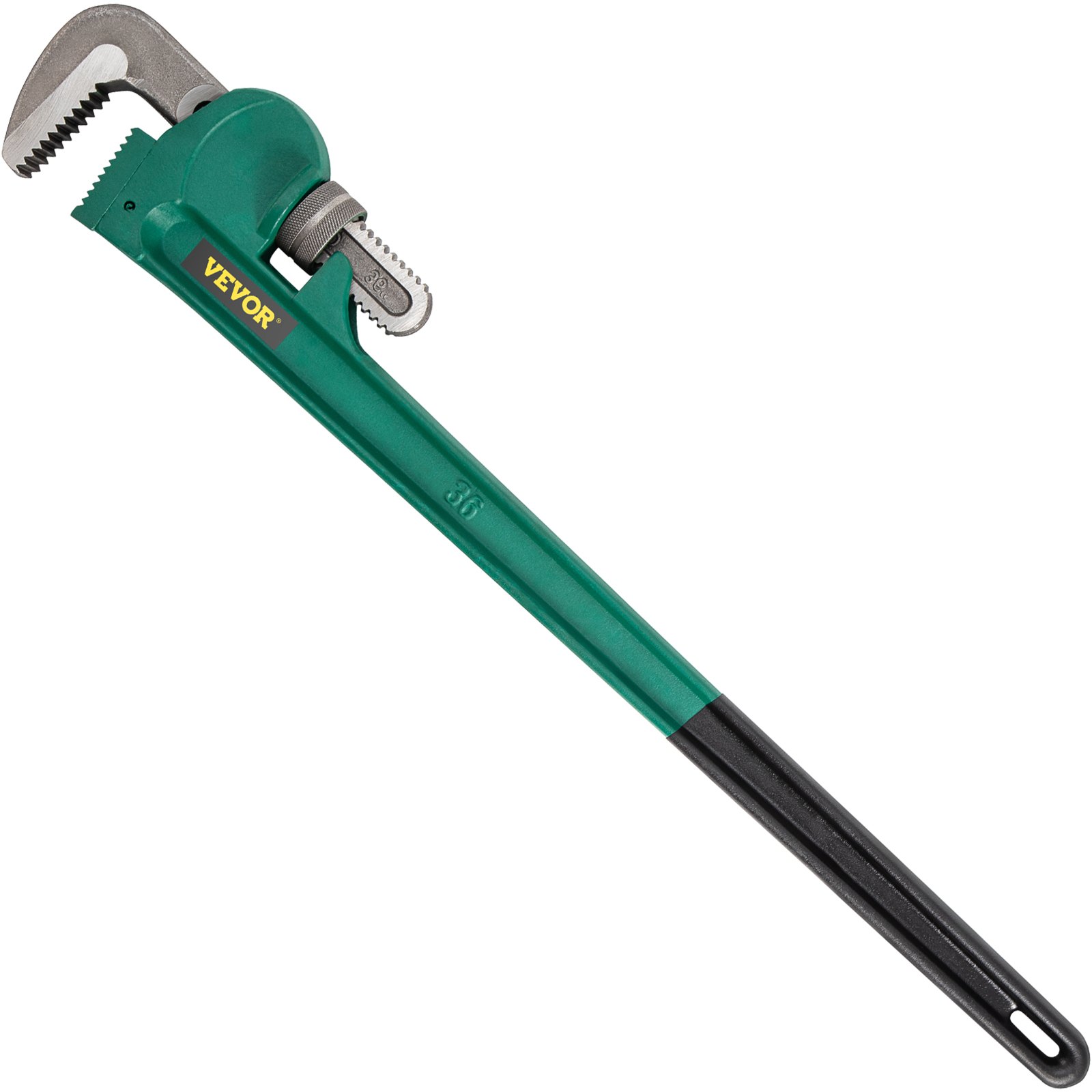 VEVOR Pipe Wrench 36" Cast Steel Handle Heavy Duty Hand Tool with 3.4 ...
