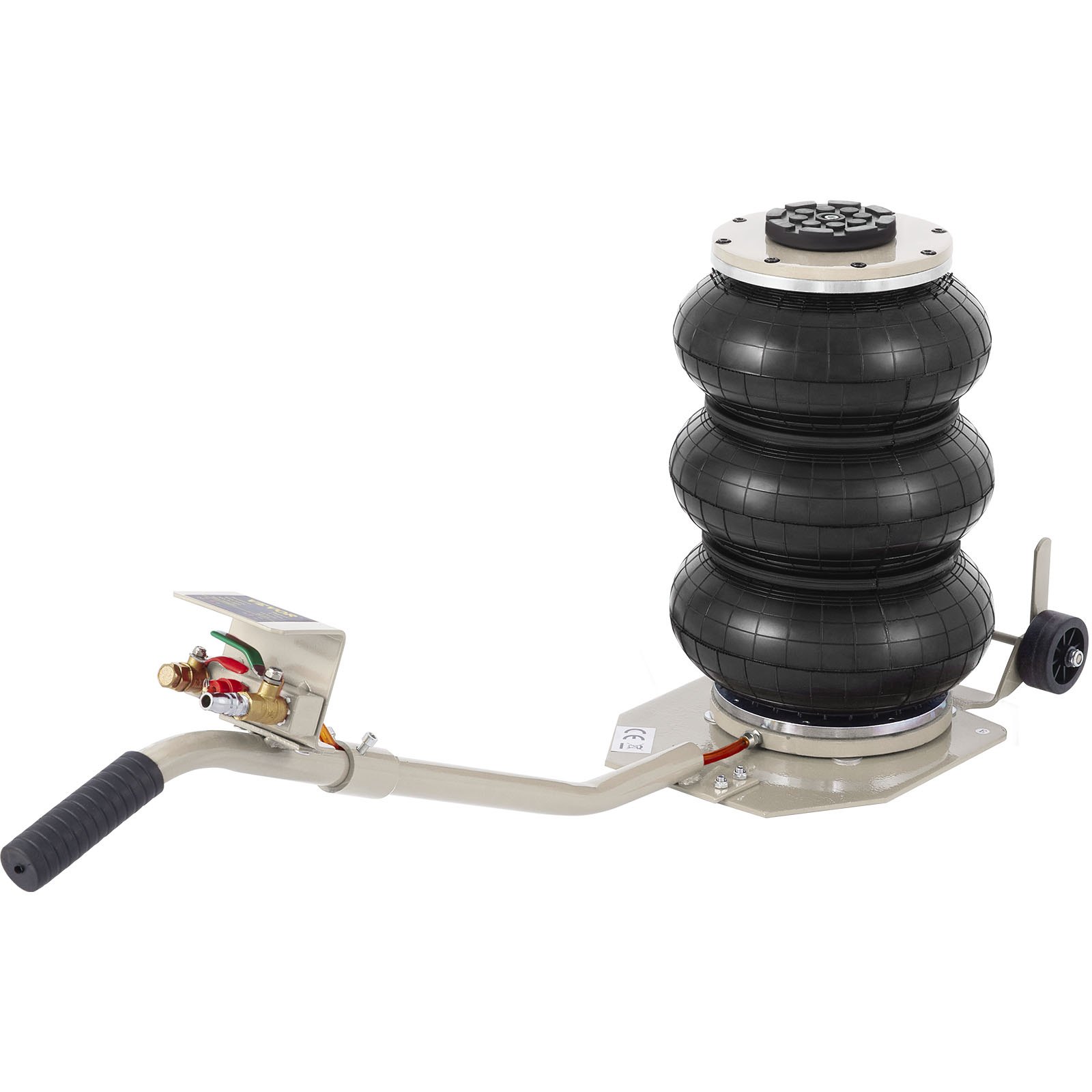VEVOR Pneumatic Jack, 3 Ton/6600 LBS Air Bag Jack, Triple Bag Air Jack ...