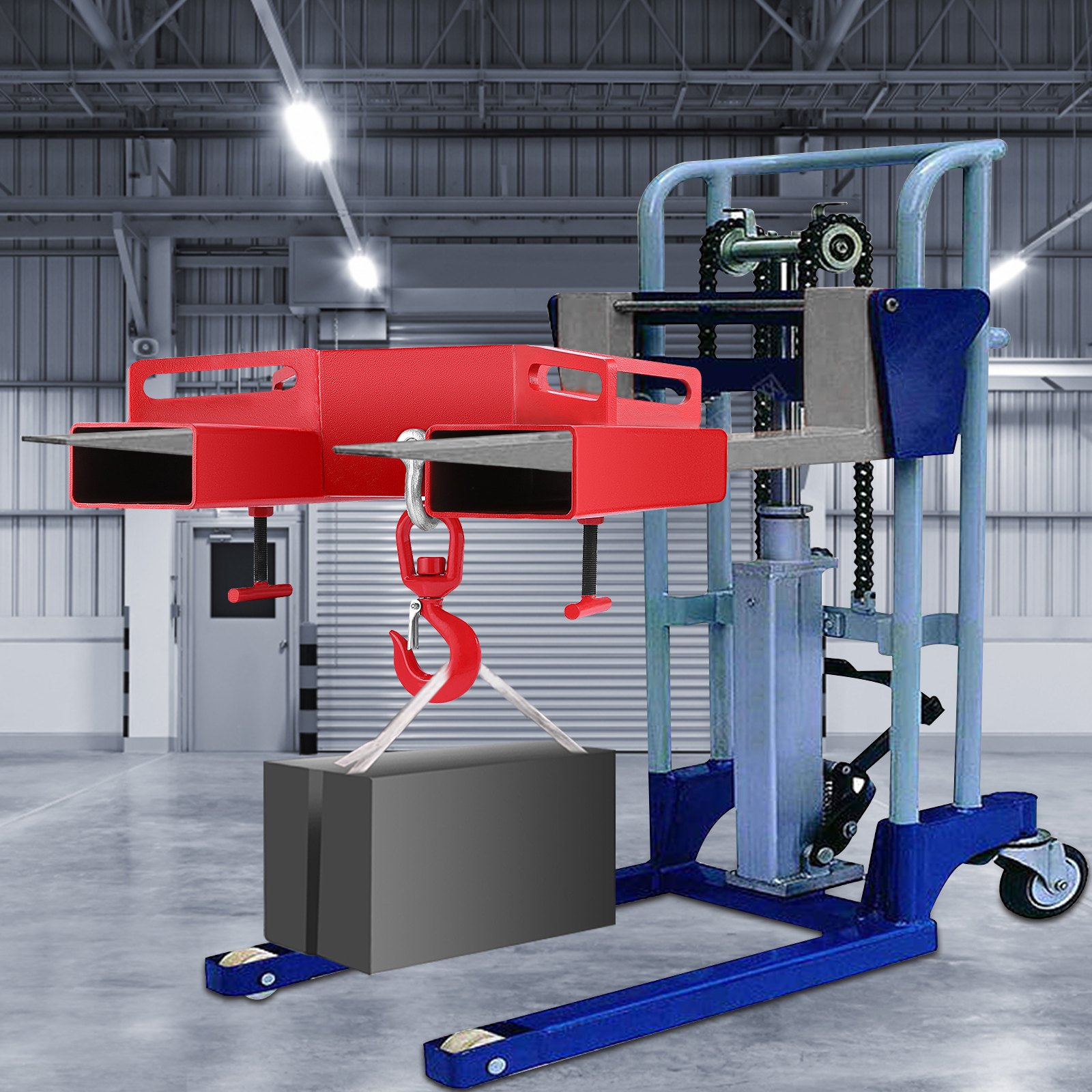 VEVOR Forklift Lifting Hook, 6600lbs Capacity Forklift Lifting Hoist ...