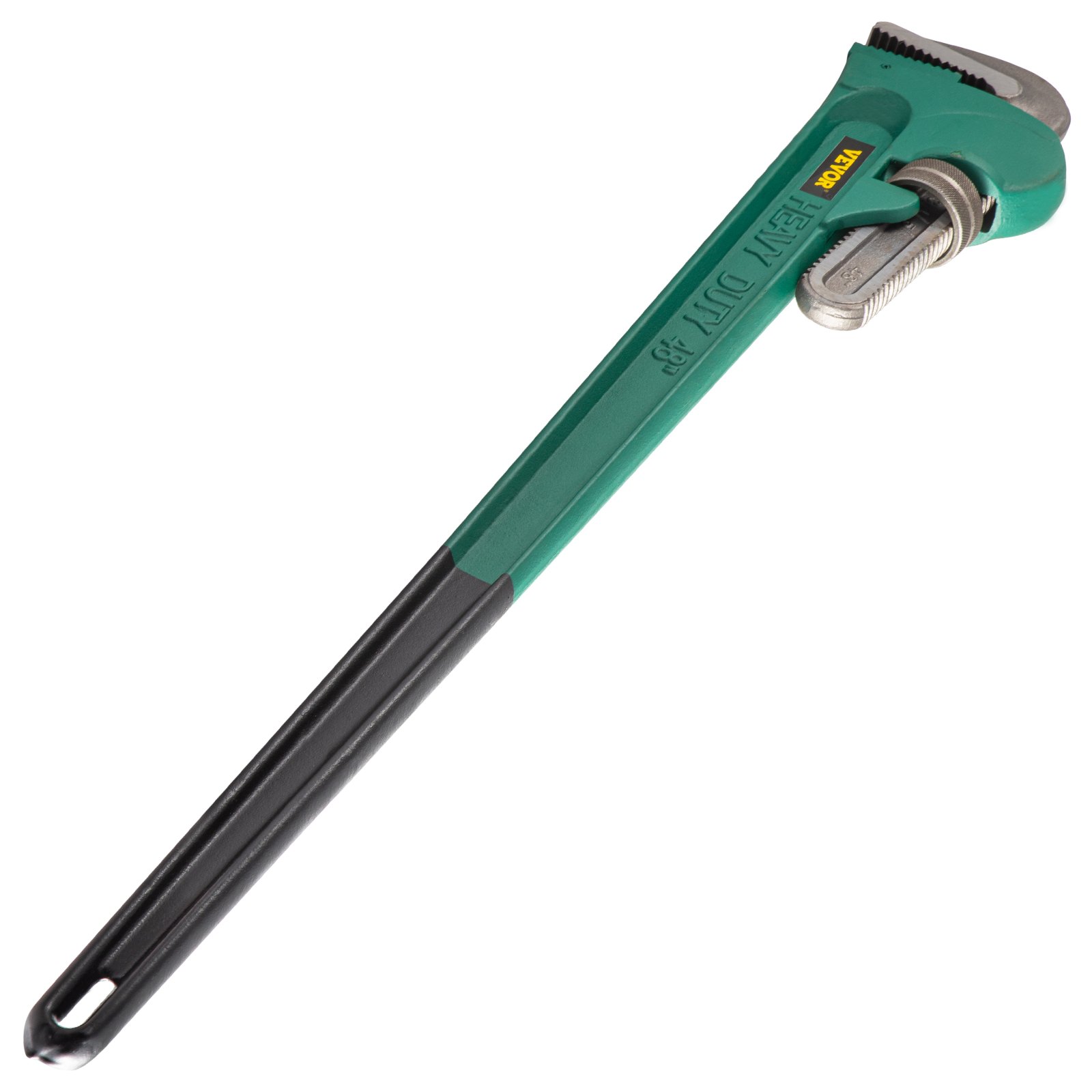 VEVOR Heavy-Duty Straight Pipe Wrench 48", Pipe Wrench High Hardness ...