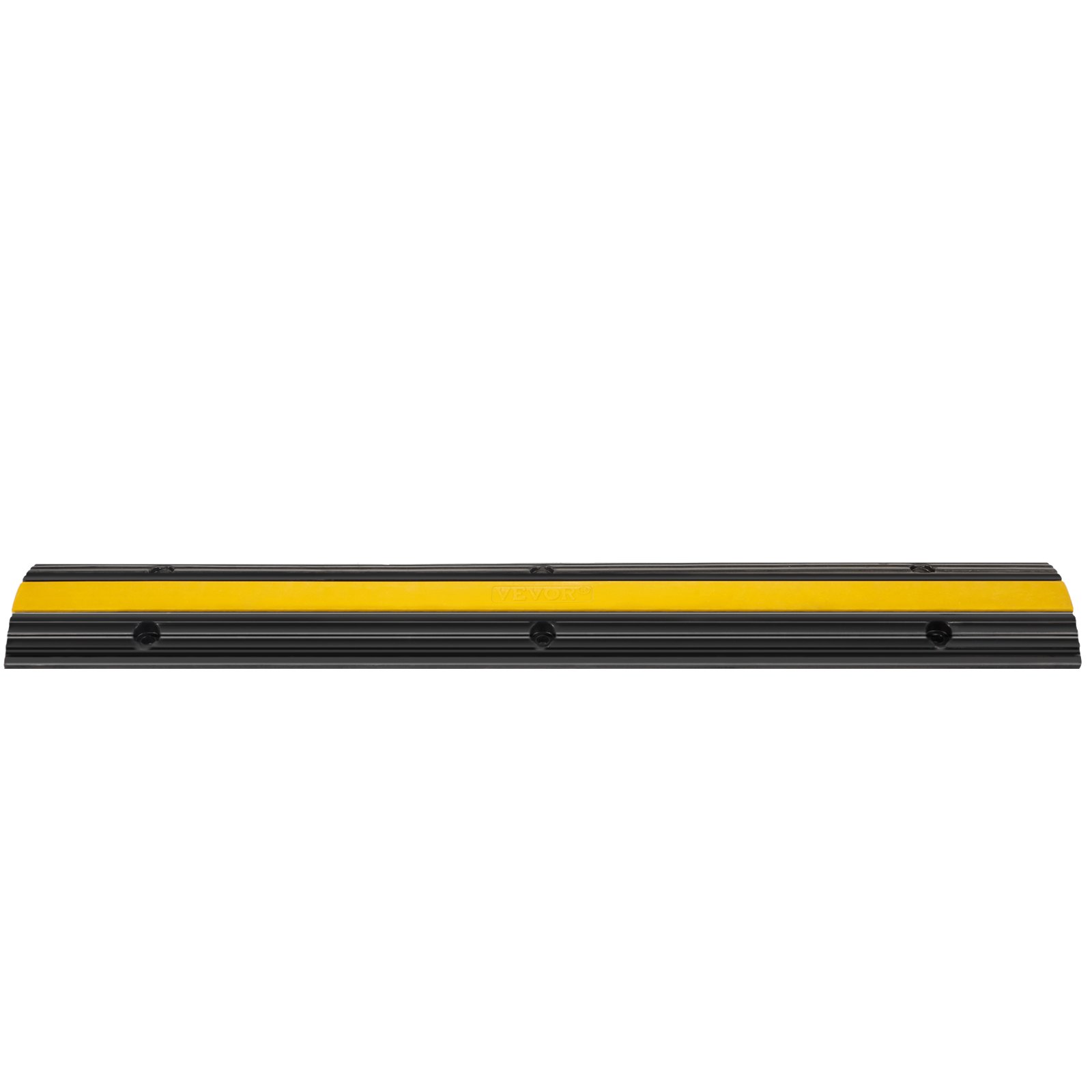 VEVOR 4 Pack of 1-Channel Rubber Cable Protector Ramps Heavy Duty ...