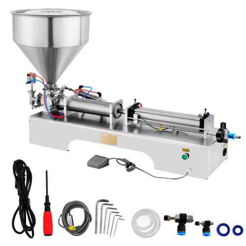 VEVOR Pneumatic Liquid Paste Filling Machine 50-500ML Volume ...
