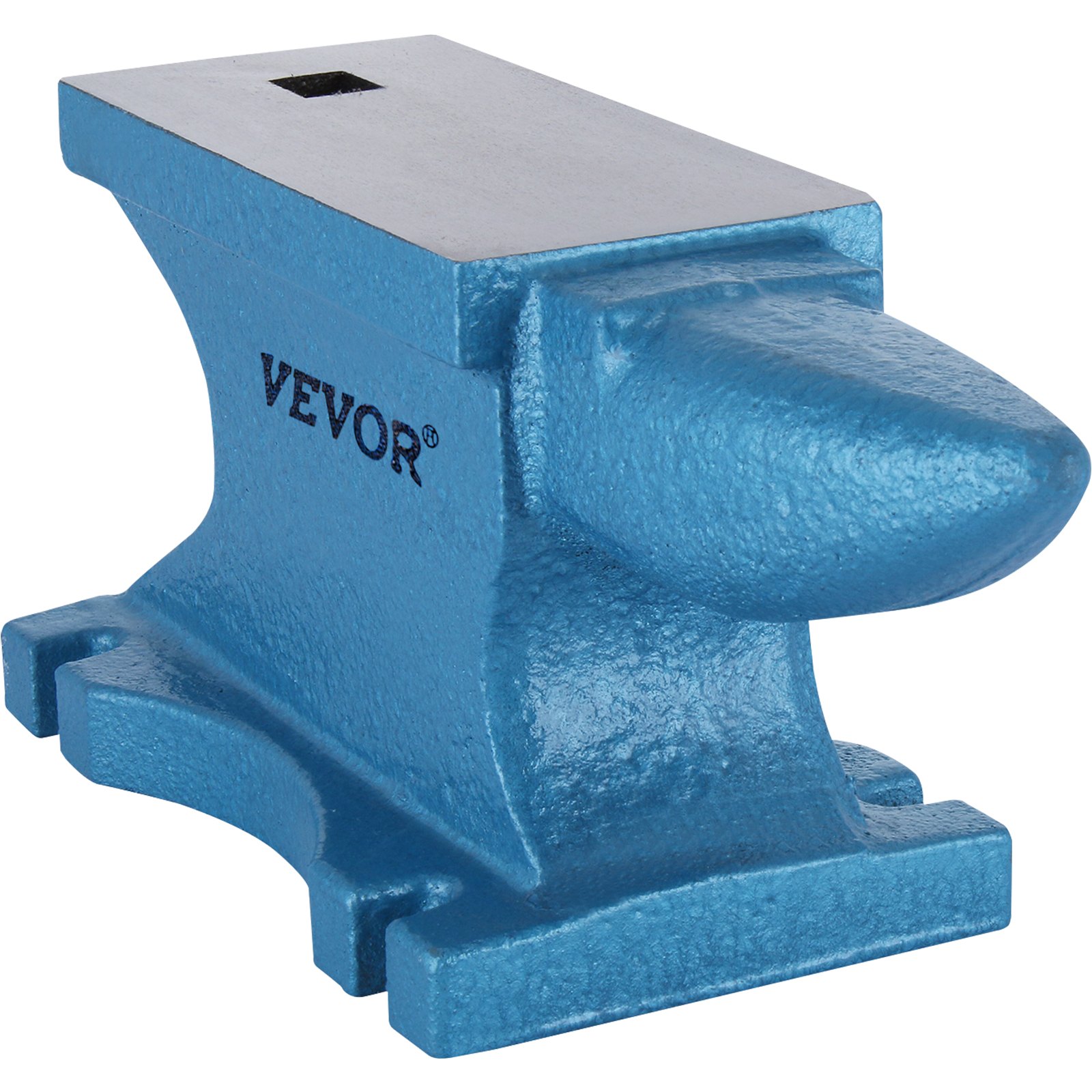 VEVOR Single Horn Anvil 55Lbs, Cast Iron Anvil Blacksmith Withstands ...