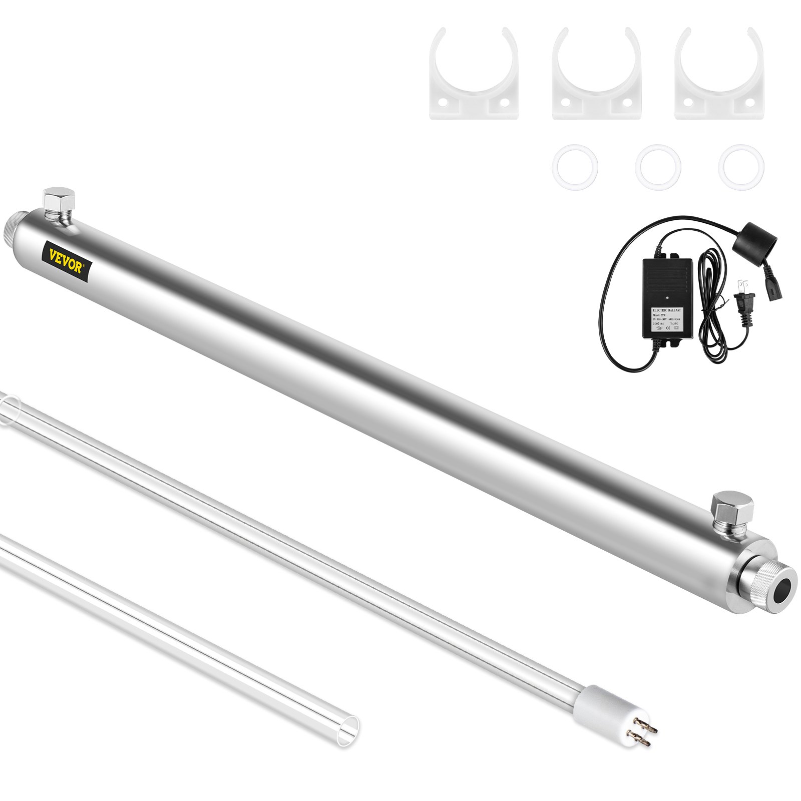 UV Water Purifier Ultraviolet Light Sterilizer 12 GPM for Bacteria ...