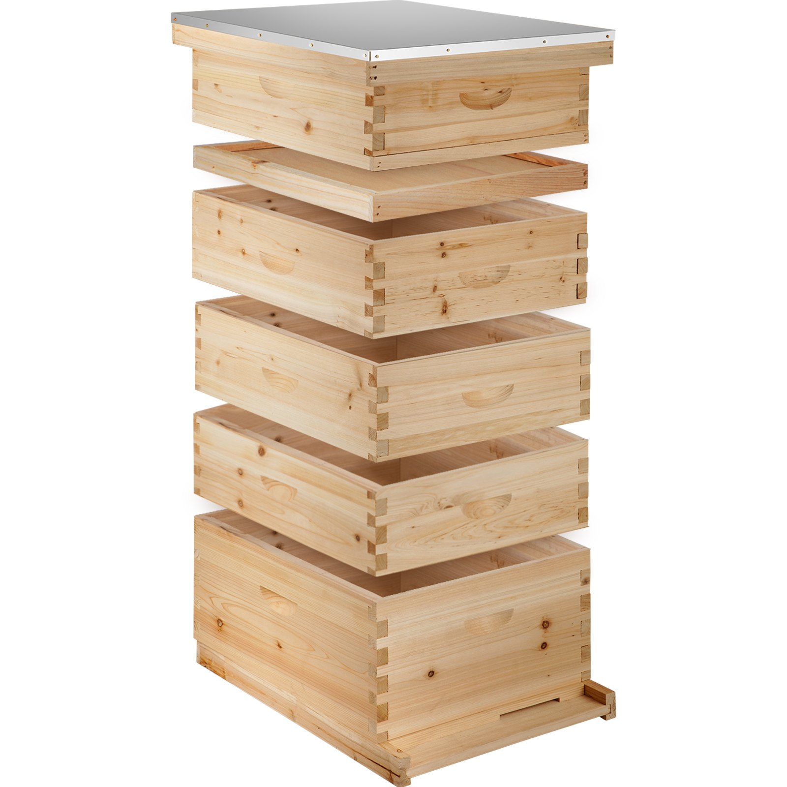 Langstroth BeeHive 10-Frame 1 Deep 4 Medium BOX (No Frames or ...